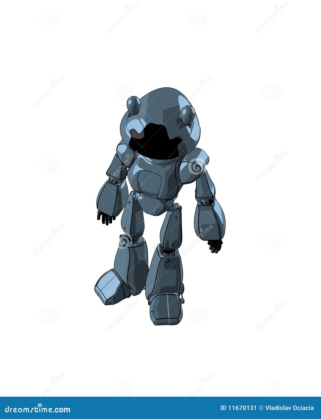 Robot-guard stock illustration. Illustration of shape - 11670131