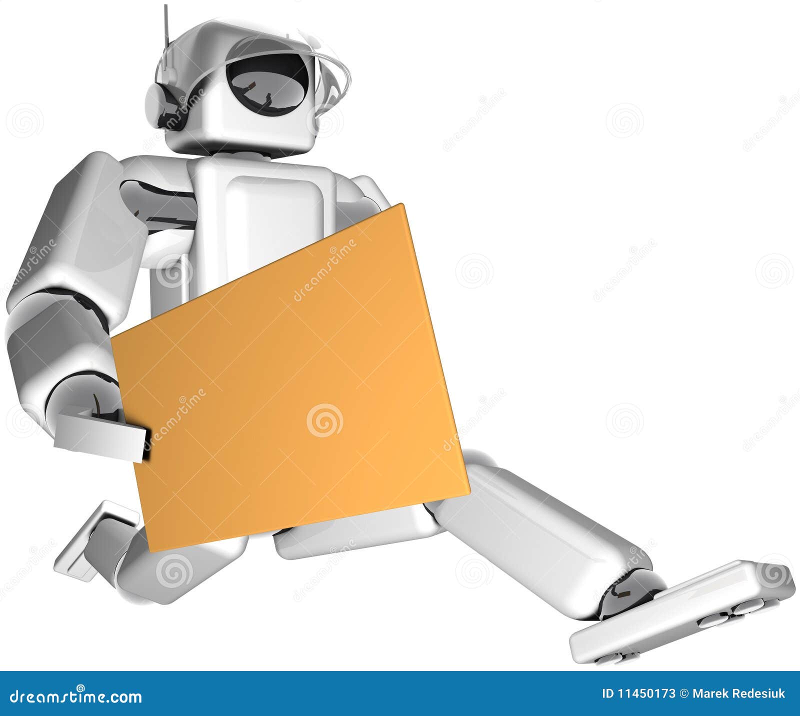 Robot Guide stock illustration. Illustration of board - 11450173