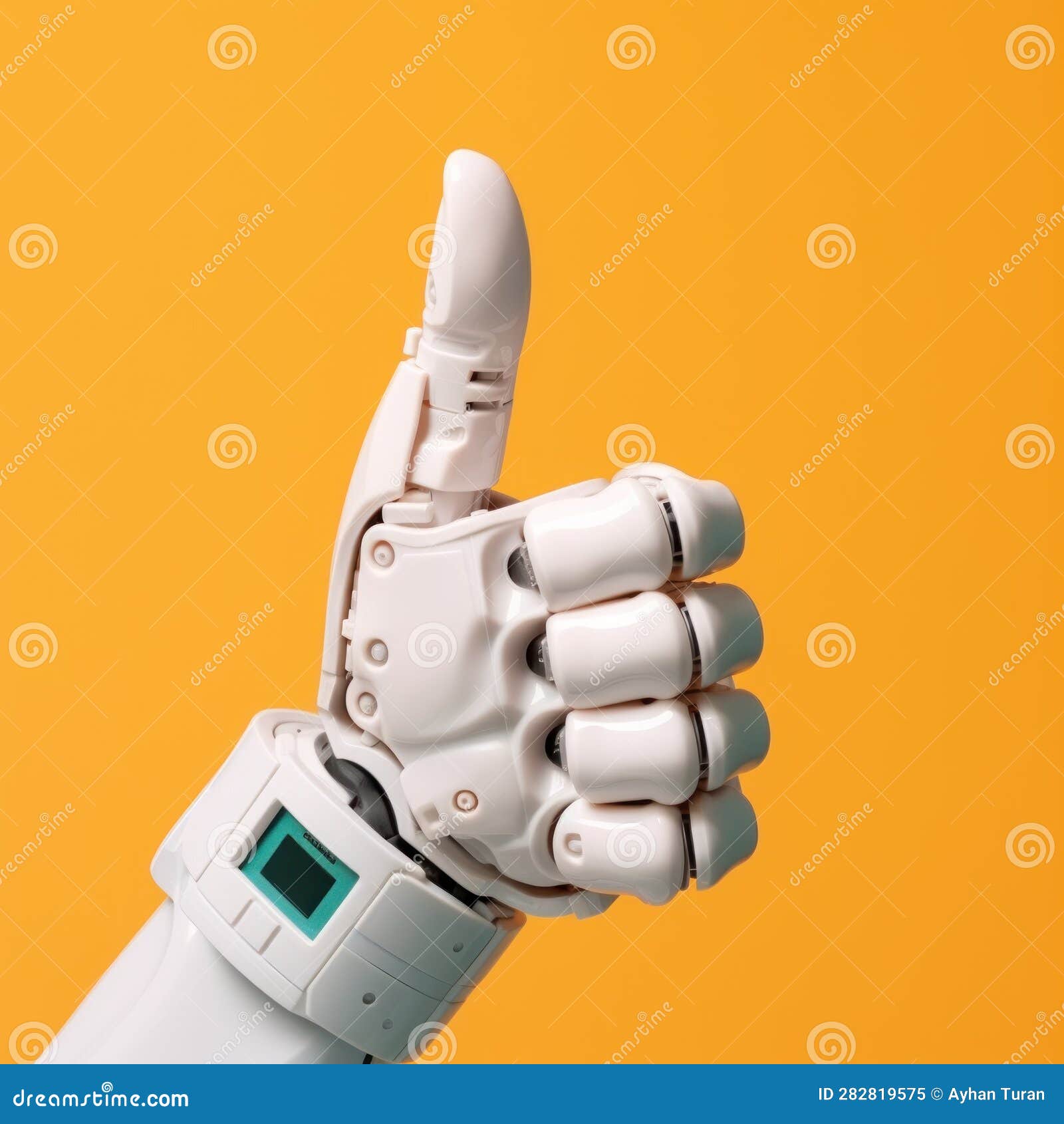 Robot Hand , Arm and Ok Sign Concept Stock Illustration - Illustration ...