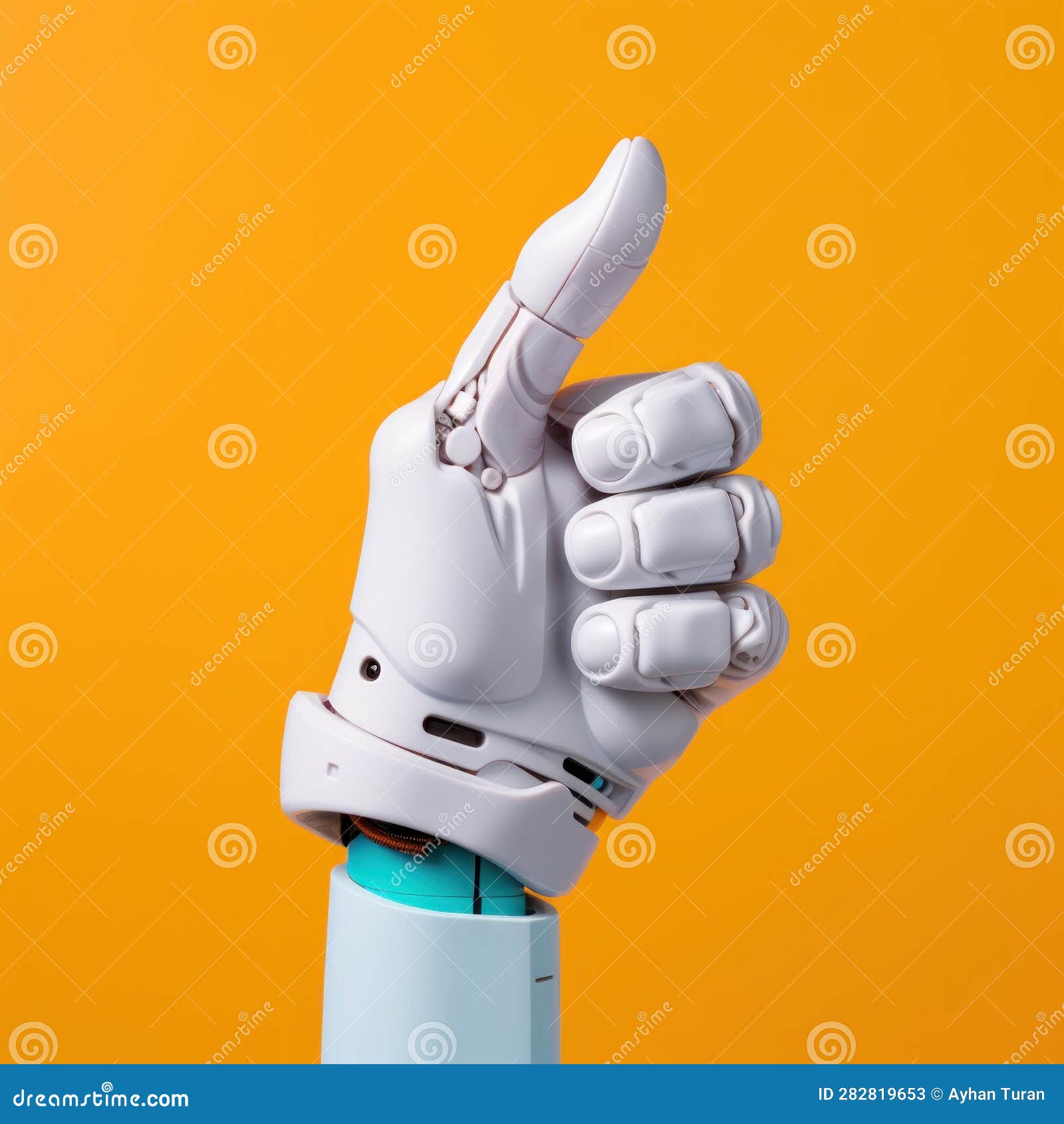 Robot Hand , Arm and Ok Sign Concept Stock Illustration - Illustration ...
