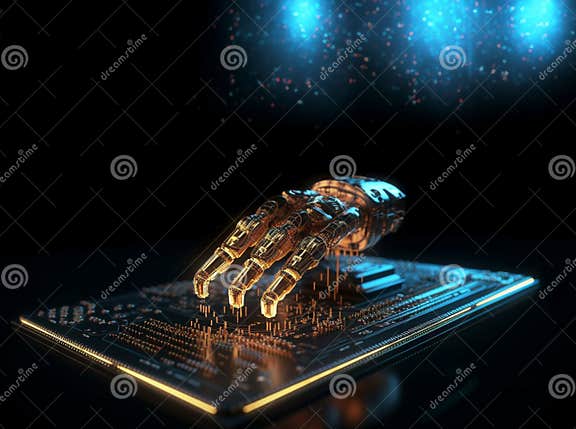 Robot Hand Artificial Intelligence Ai Self Learning Improving Development Problem Solving ...