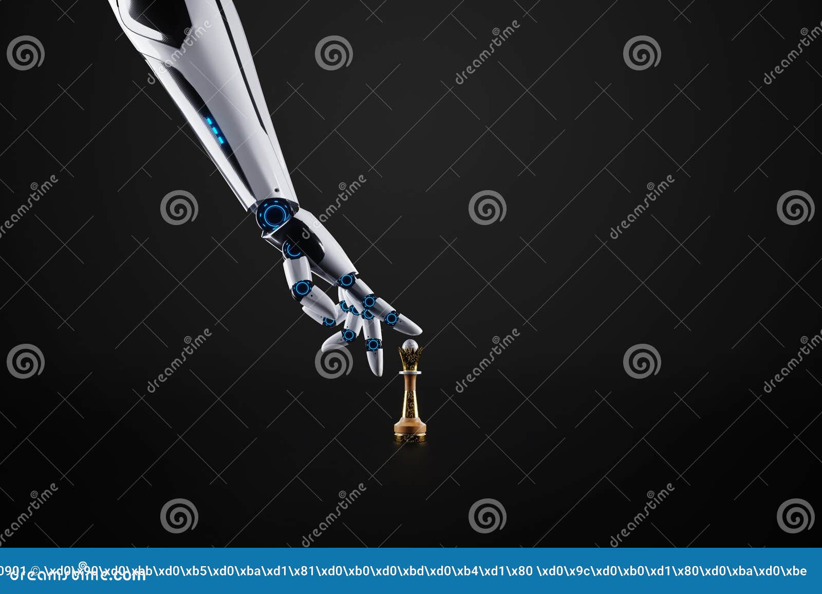 Robot Hand, Artificial Intelligence Plays Chess. Concept: Solving Human ... Robot Hand, Artificial Intelligence Plays Chess. Concept: Solving Human ...