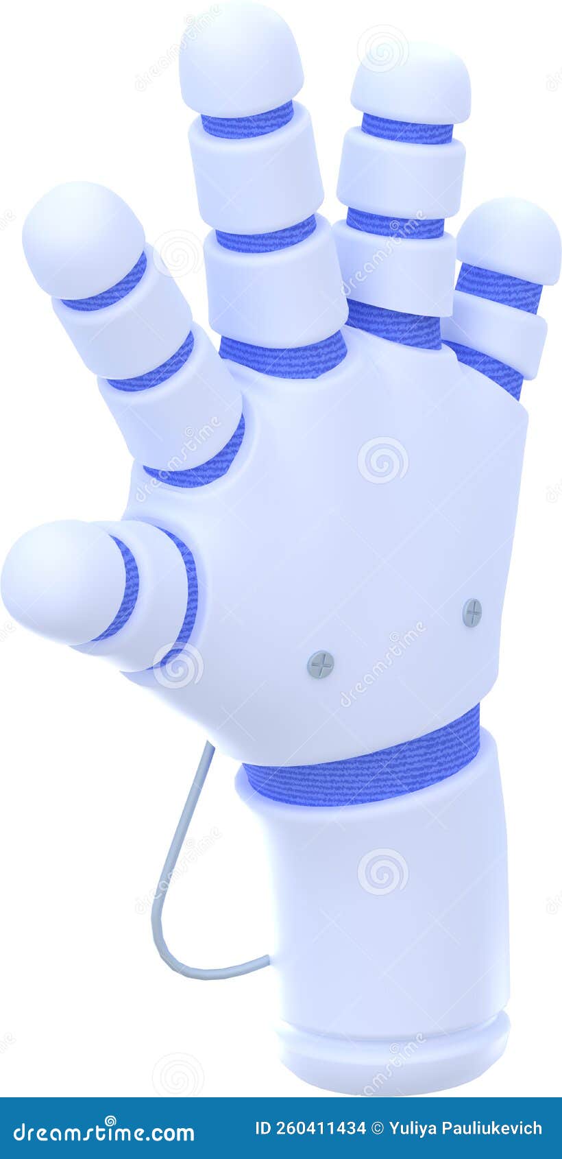 Robot Hand 3d Render, Open Chatbot Cyborg Palm Royalty-Free Stock Image ...