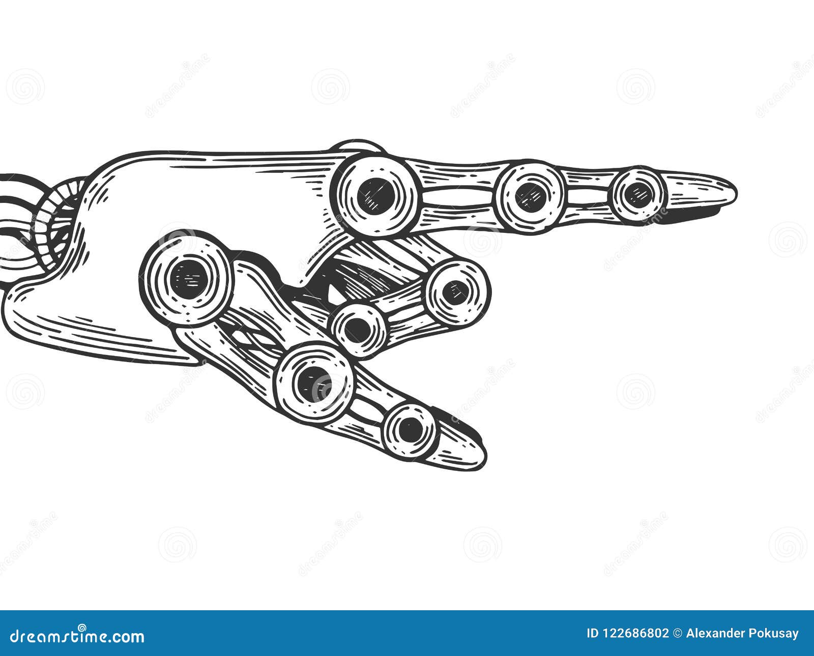 Robot Hand Engraving Vector Illustration Stock Vector - Illustration of ... Robot Hand Engraving Vector Illustration Stock Vector - Illustration of ...