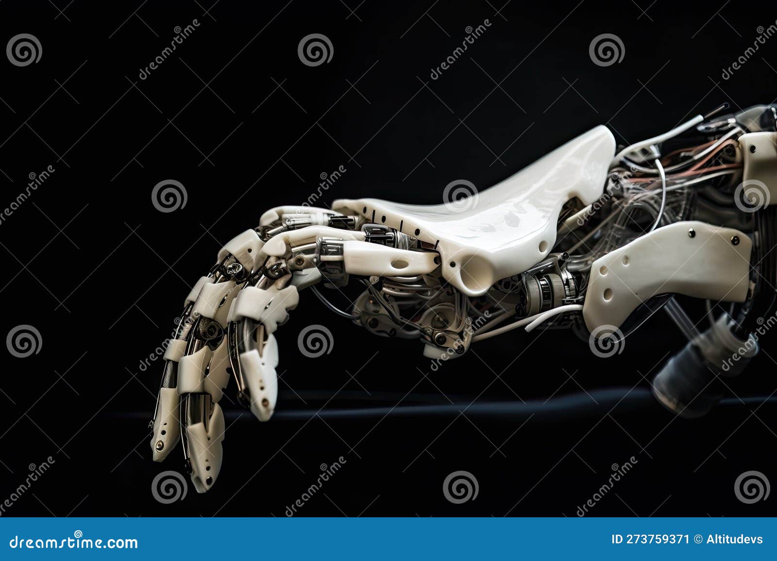 Robot Hand, Equipped with Delicate Forceps, Grasping and Manipulating ...