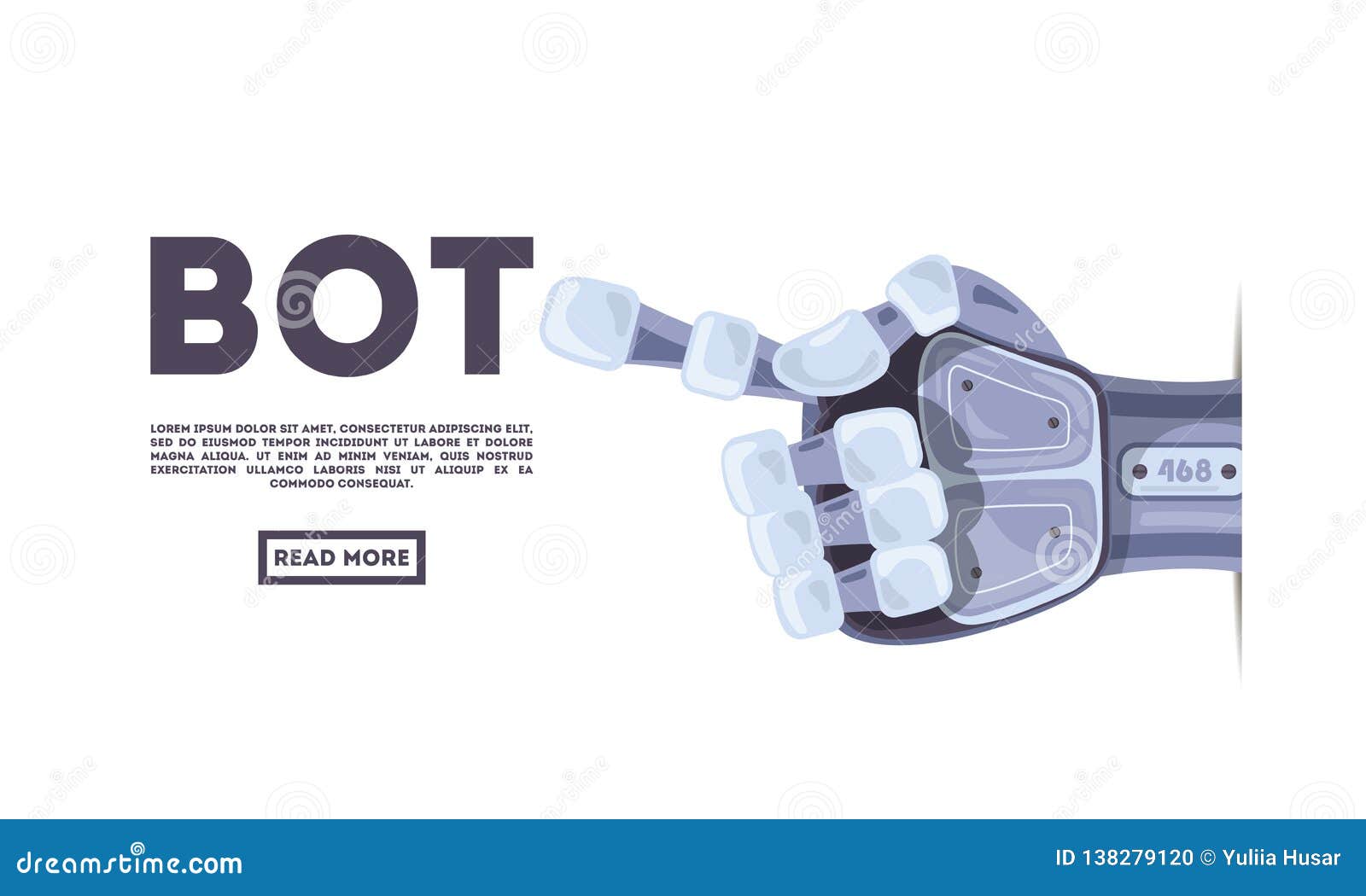 Robot Hand Gesture. Bot. Mechanical Technology Machine Engineering ...