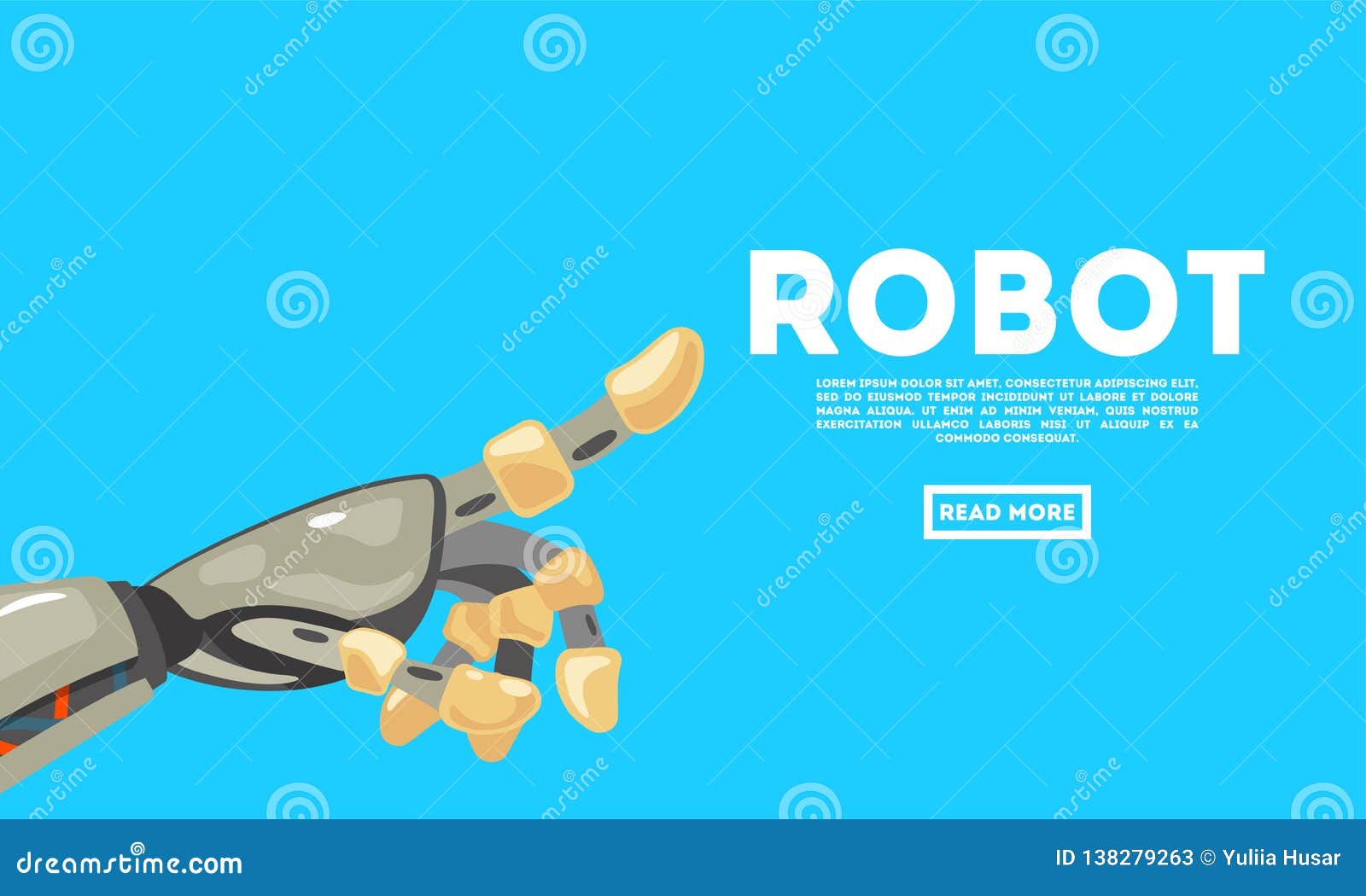 Robot Hand Gesture. Bot. Mechanical Technology Machine Engineering ...