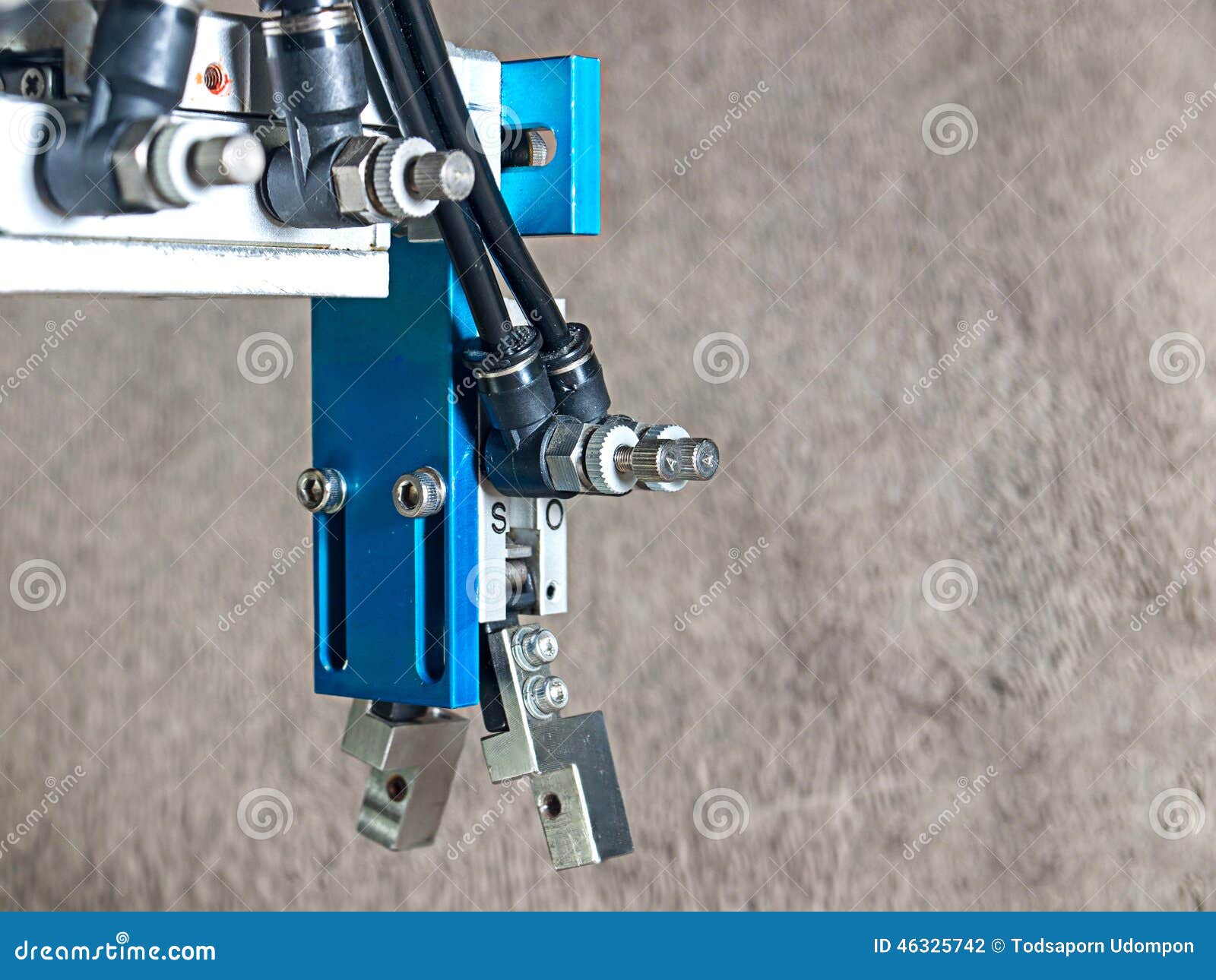 Robot hand grip. stock photo. Image of laboratory, grip - 46325742