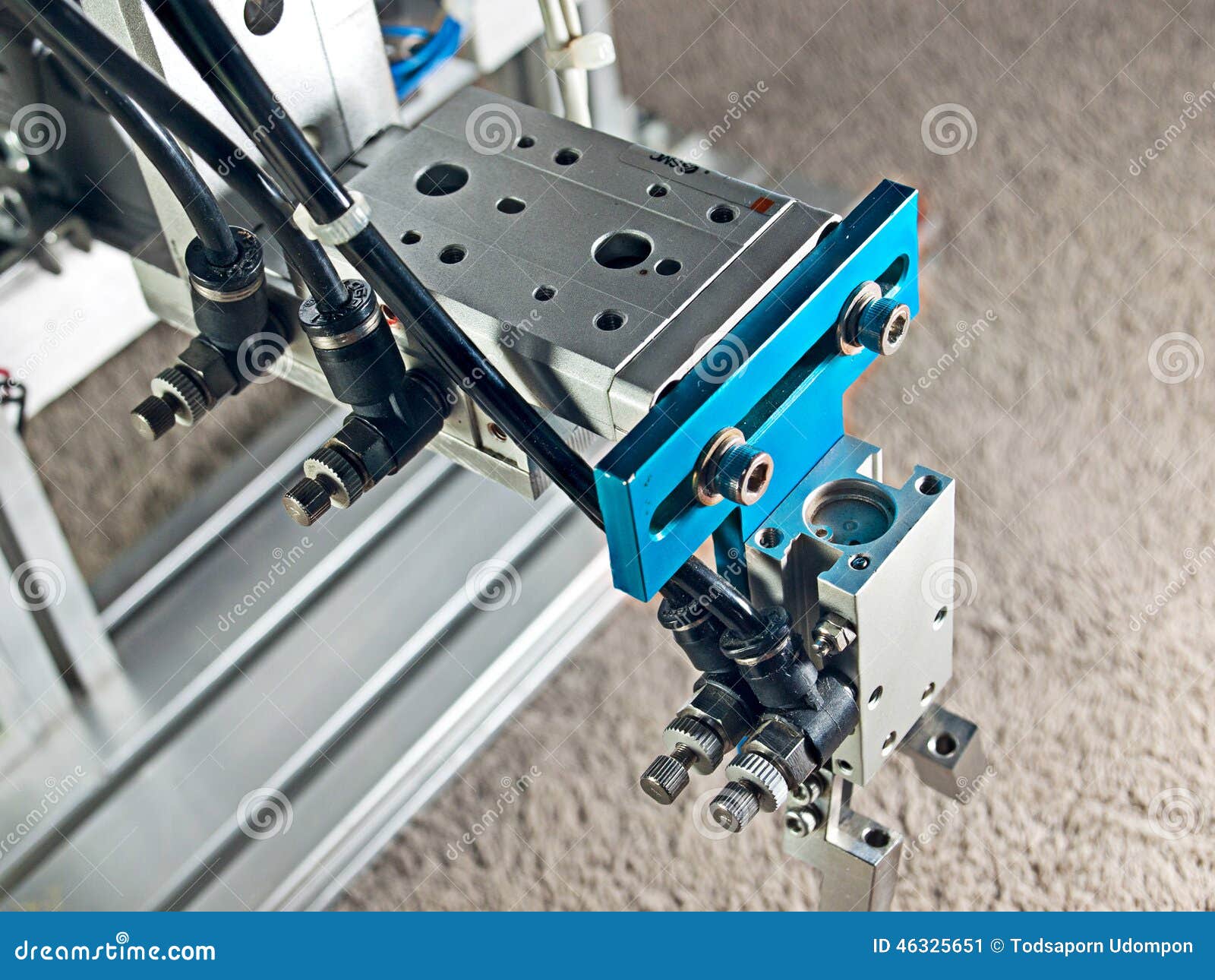 Robot hand grip. stock image. Image of system, development - 46325651