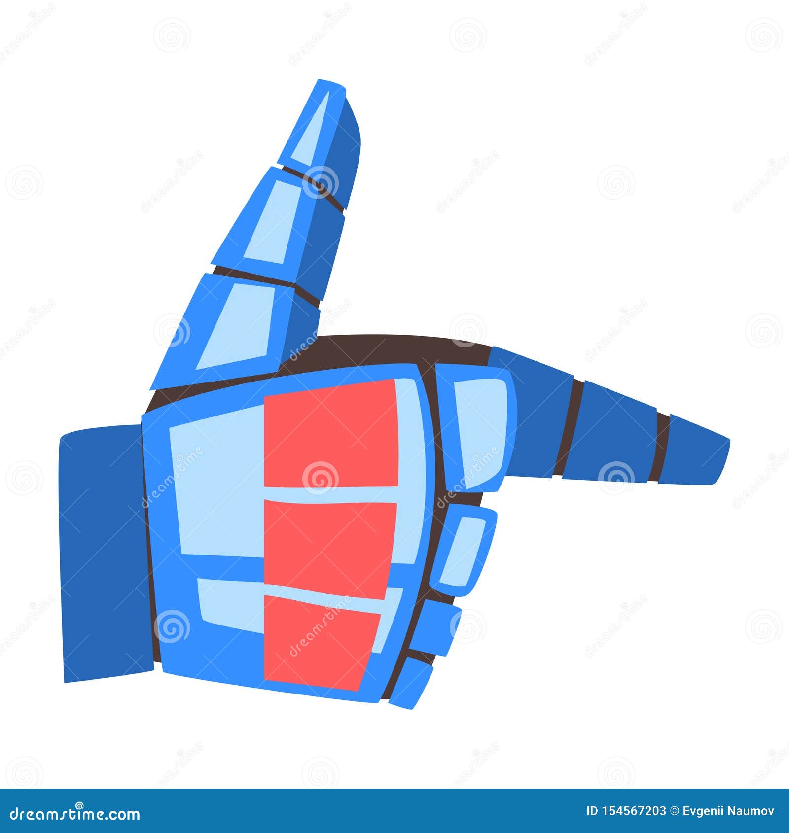 Robot Hand Gun Gesture, Mechanical Palm Pointer, Artificial ...