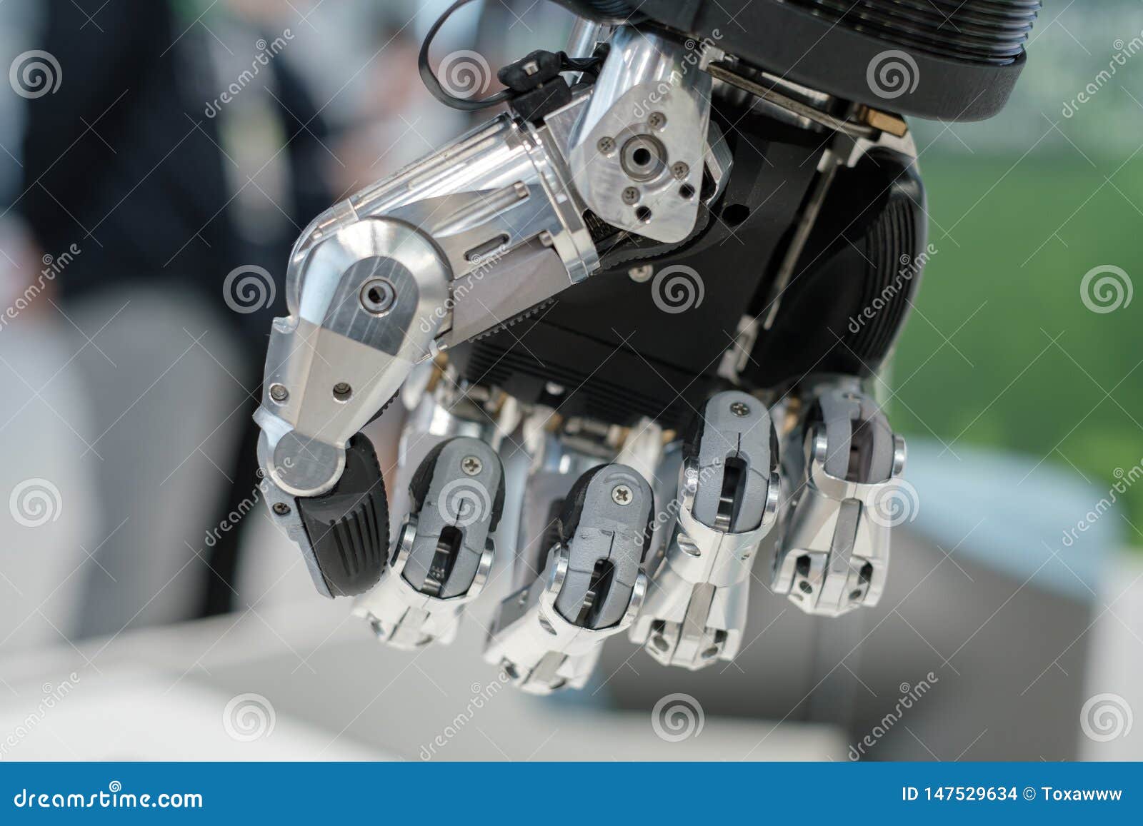 Robot hand macro close up stock photo. Image of technology - 147529634