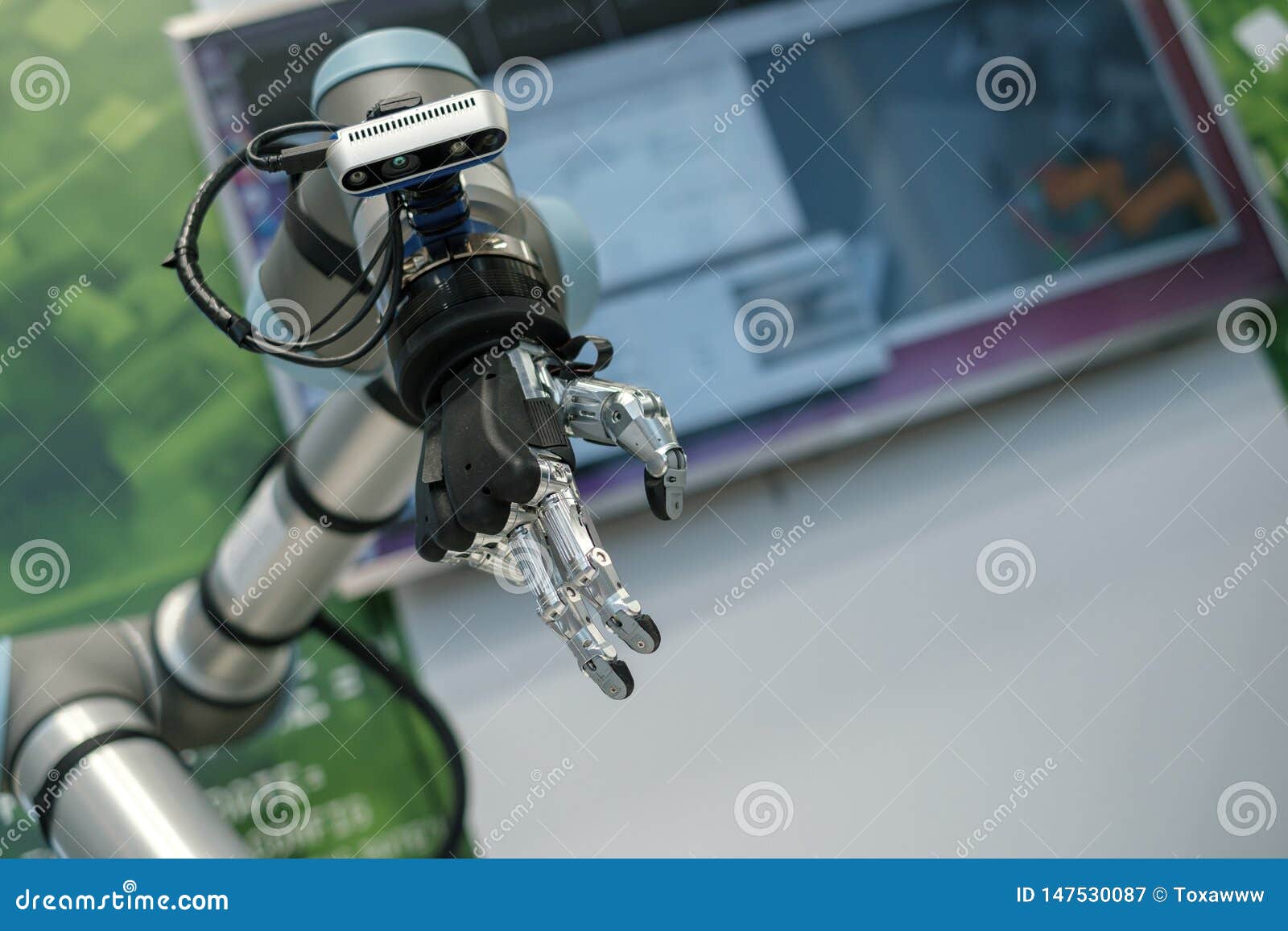 Robot hand macro close up stock image. Image of cyber - 147530087