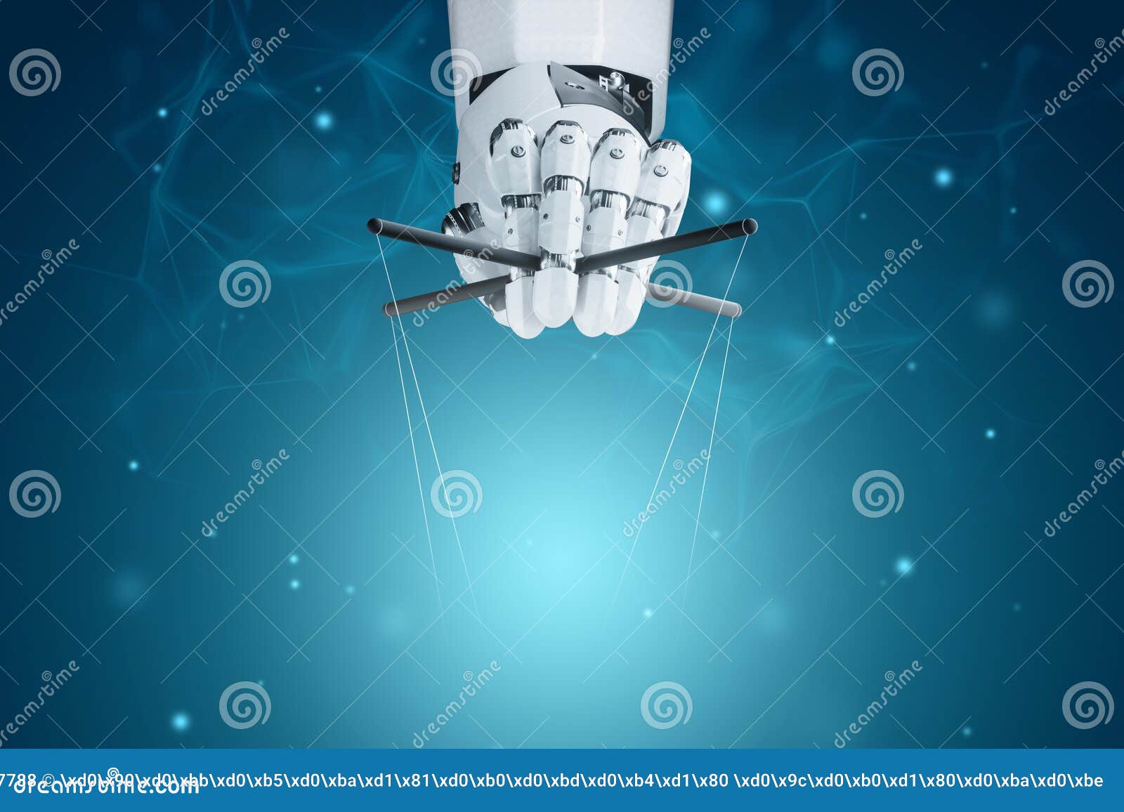 In the Robot Hand, a Means To Control Humanity As Puppets. Neural ...