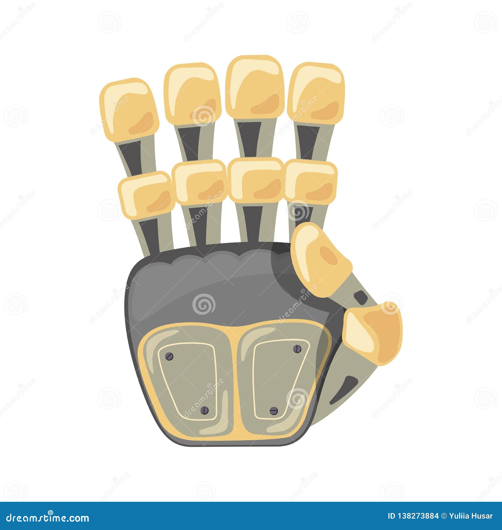 Number 4 Fourth Realistic 3D Origami Effect Isolated. Figure Of ...