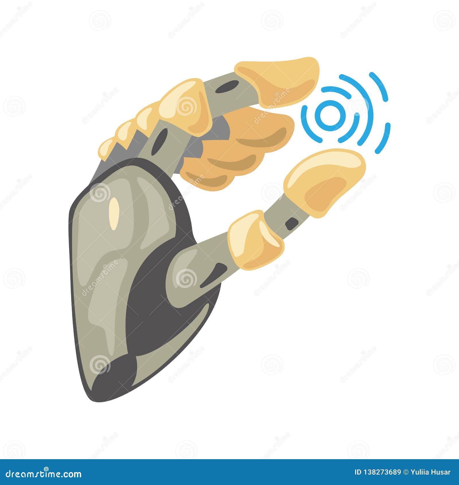 Robot Hand. Mechanical Technology Machine Engineering Symbol. Hand ...