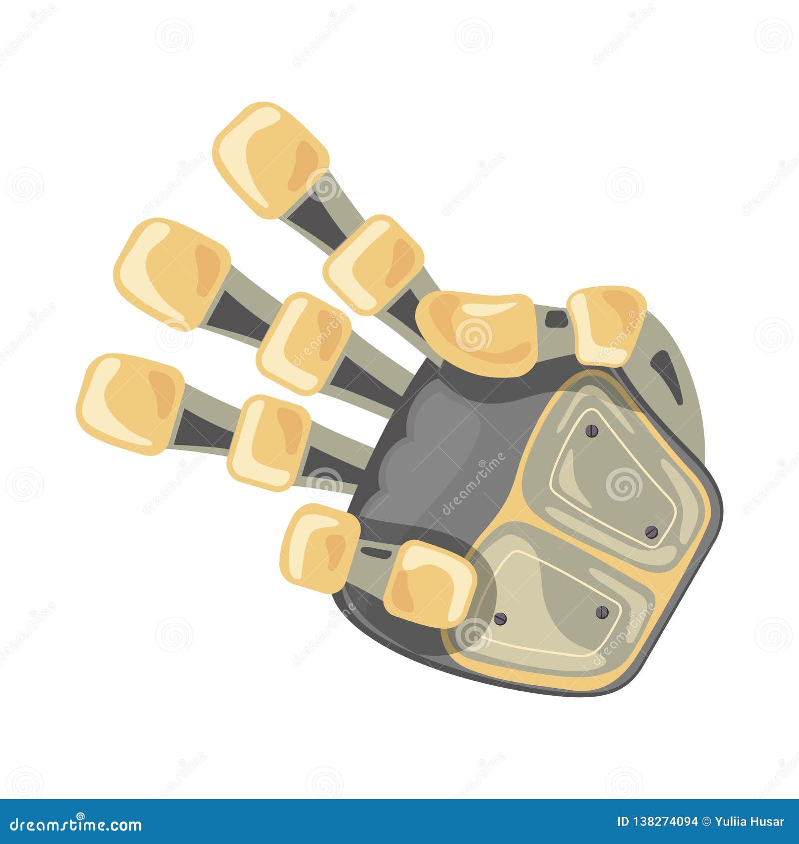 Robot Hand. Mechanical Technology Machine Engineering Symbol. Hand ...