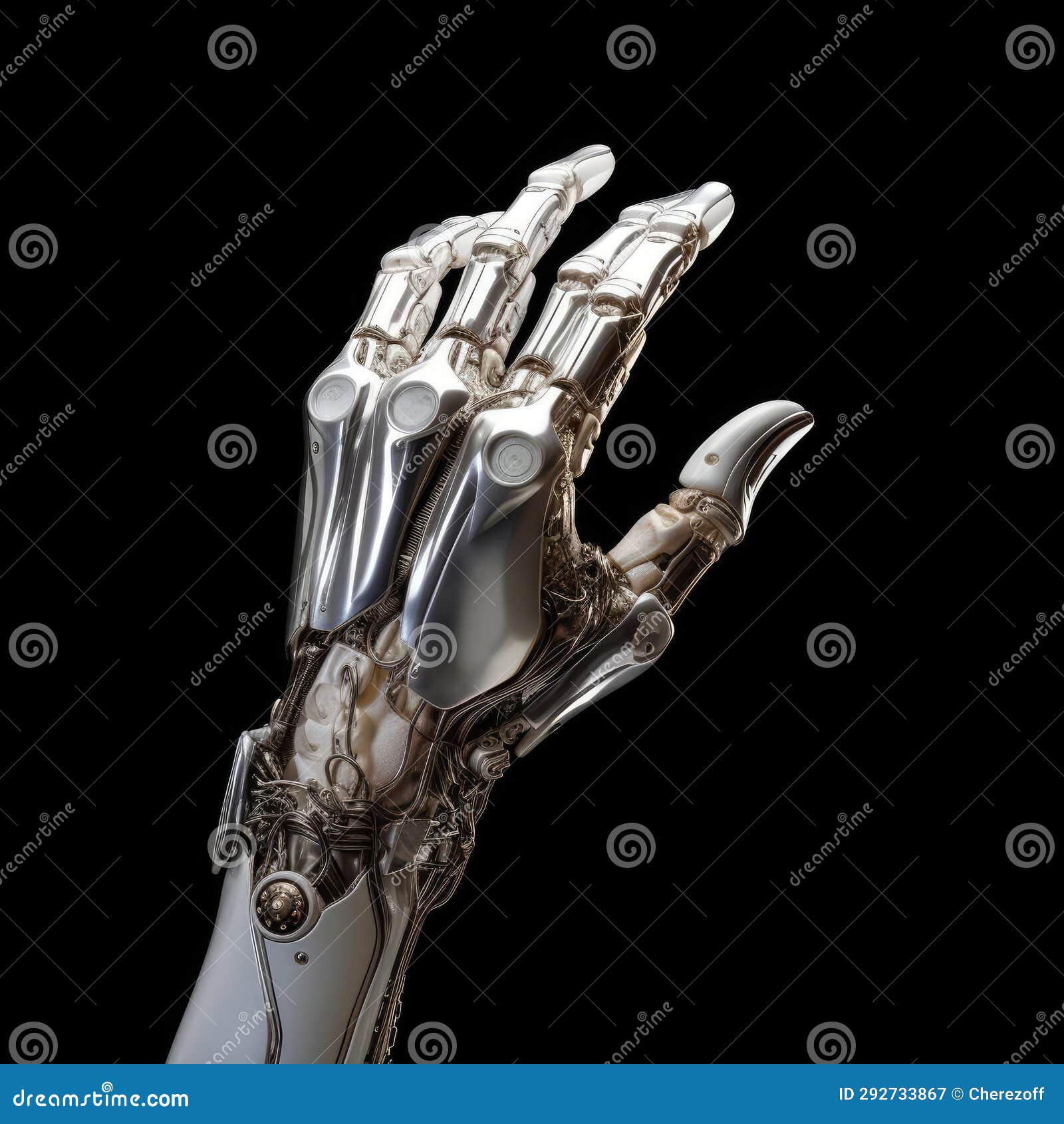 Robot Hand Showing Gestures Stock Image - Image of tech, communication ...