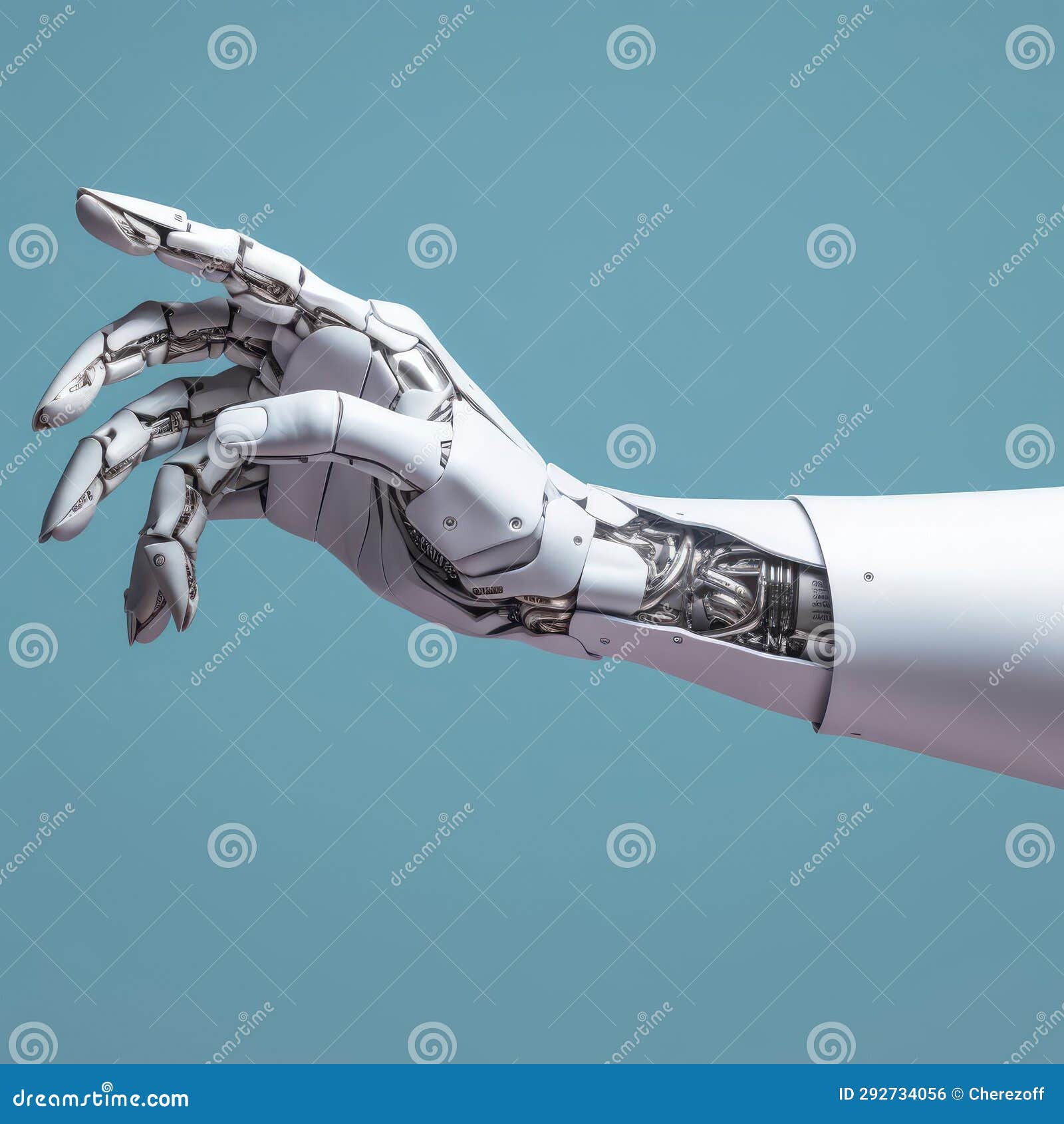Robot Hand Showing Gestures Stock Photo - Image of sign, industrial ...