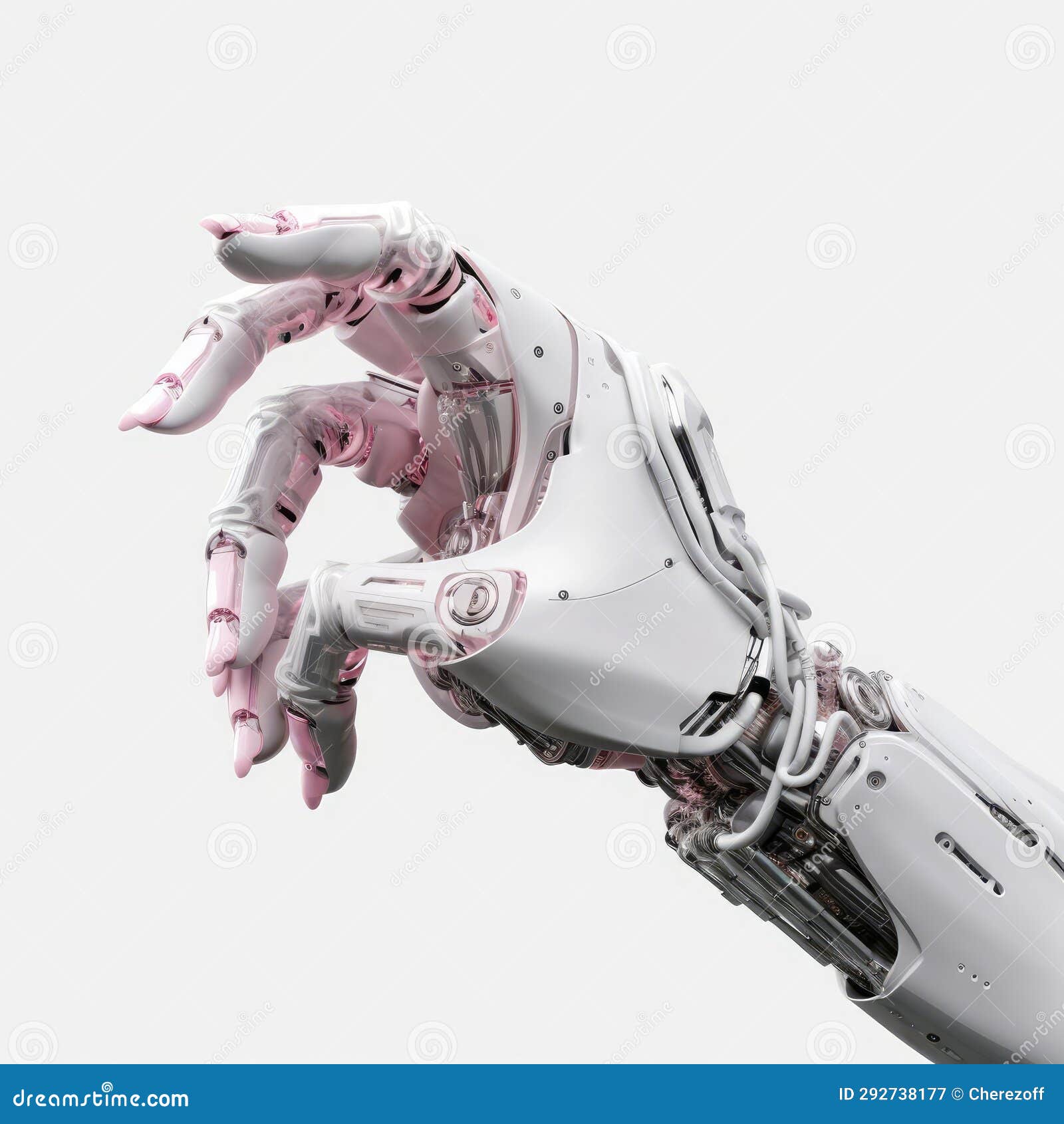 Robot Hand Showing Gestures Stock Image - Image of cyborg, isolated ...