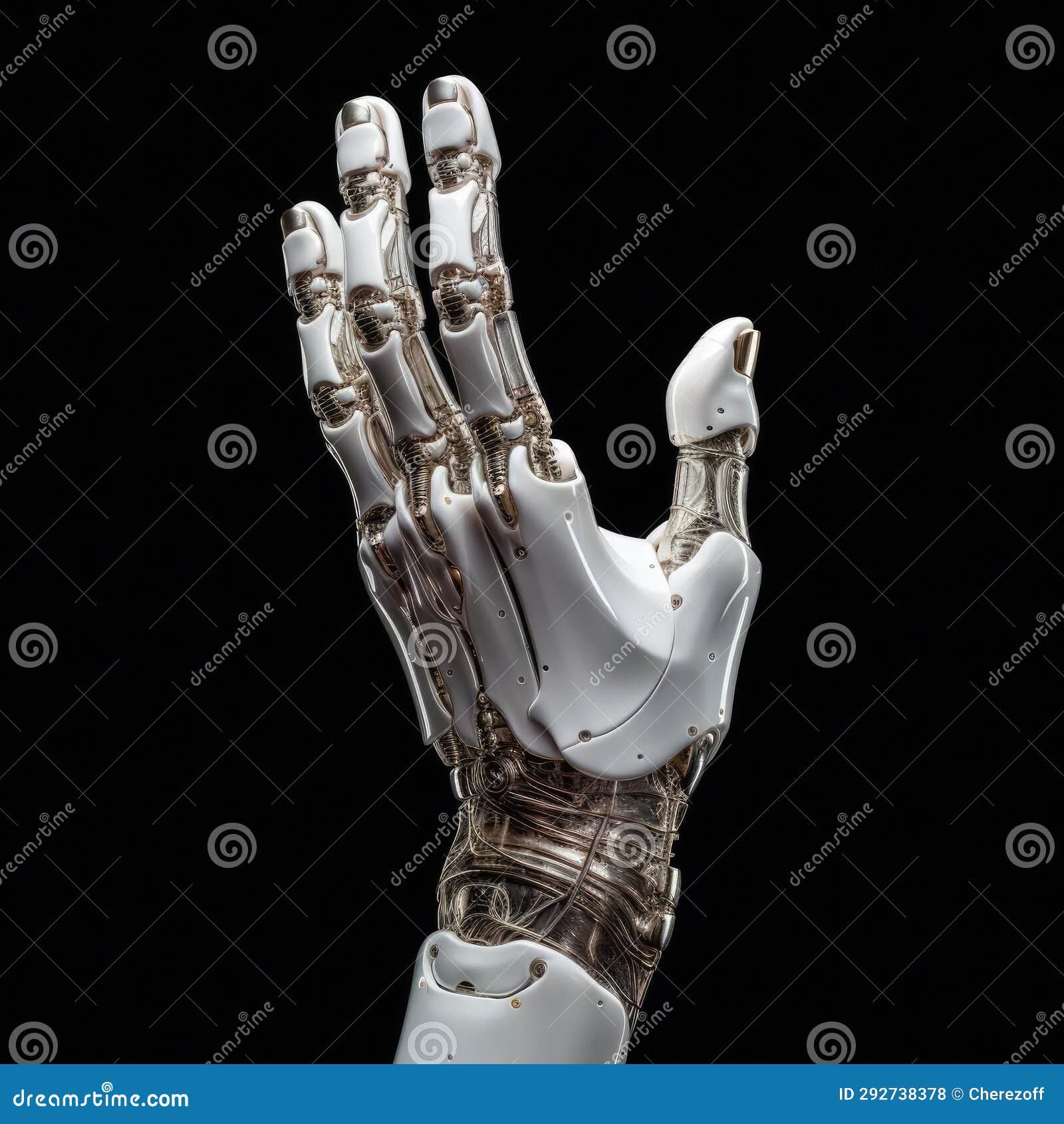 Robot Hand Showing Gestures Stock Photo - Image of design, futuristic ...