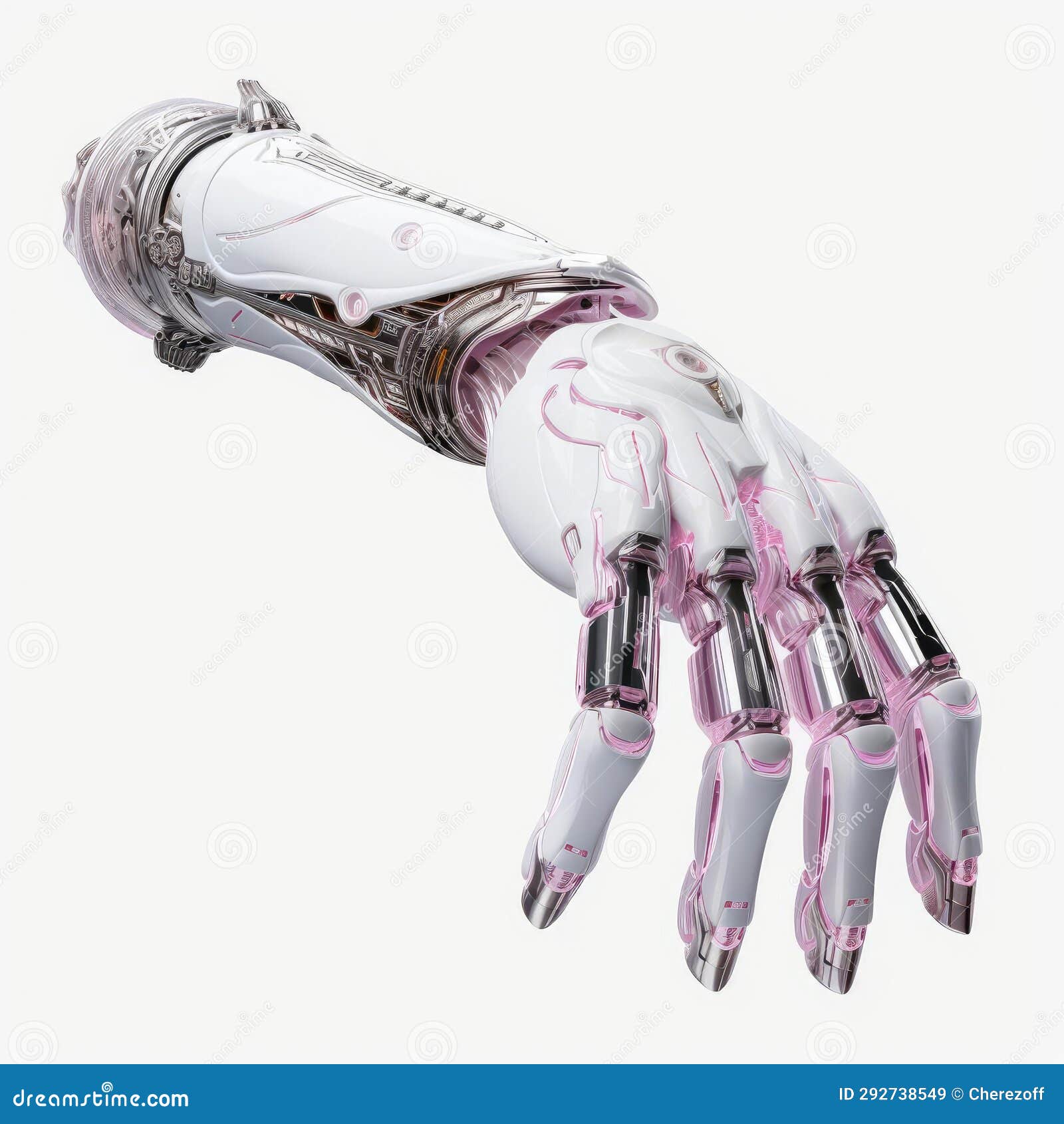 Robot Hand Showing Gestures Stock Image - Image of futuristic ...