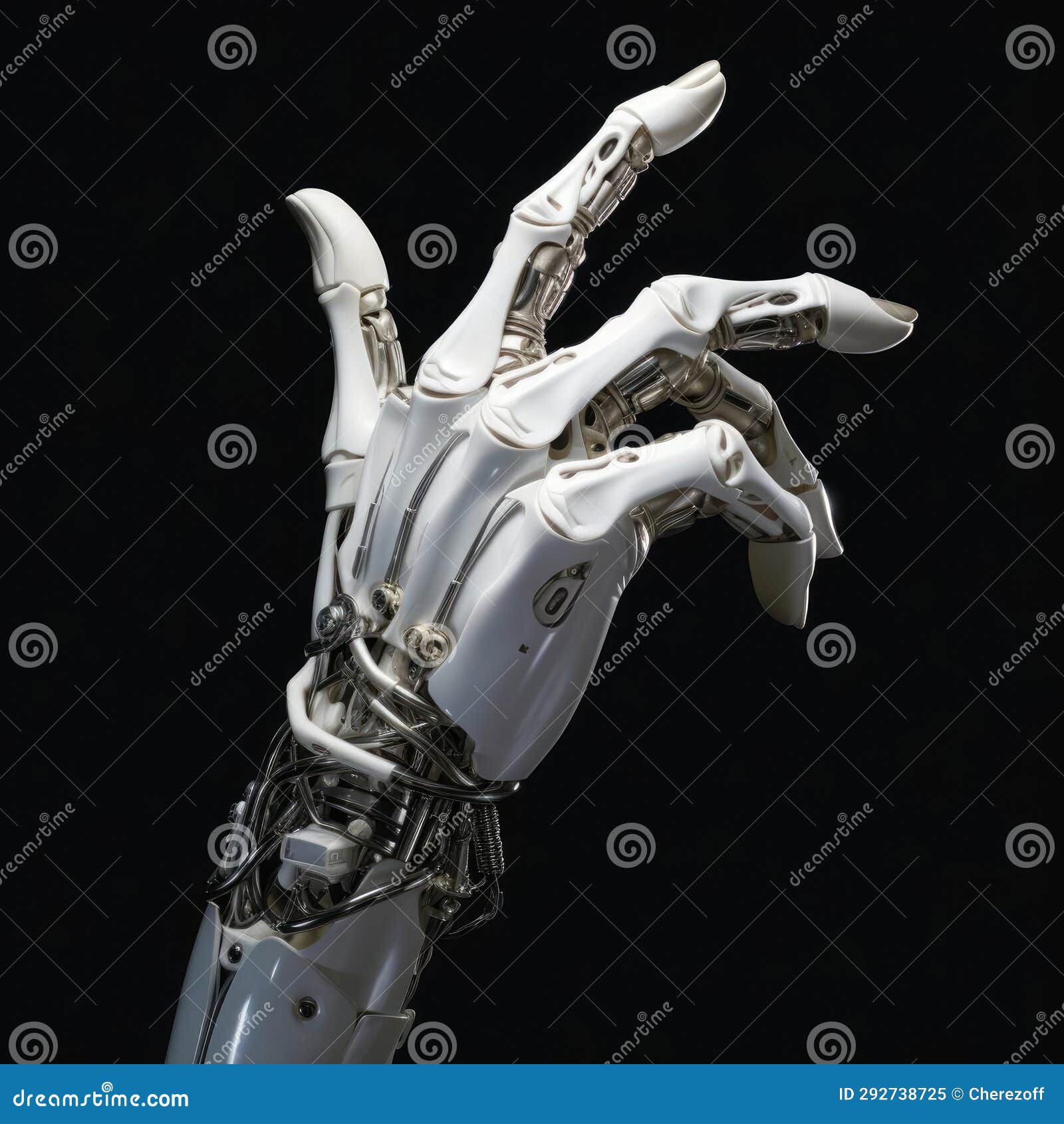Robot Hand Showing Gestures Stock Image - Image of technology, cyborg ...
