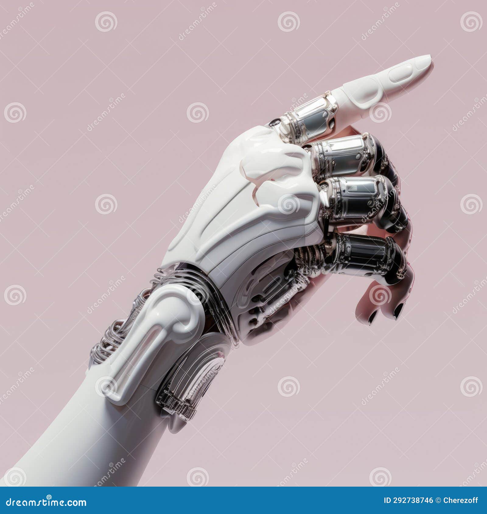 Robot Hand Showing Gestures Stock Photo - Image of isolated, artificial ...