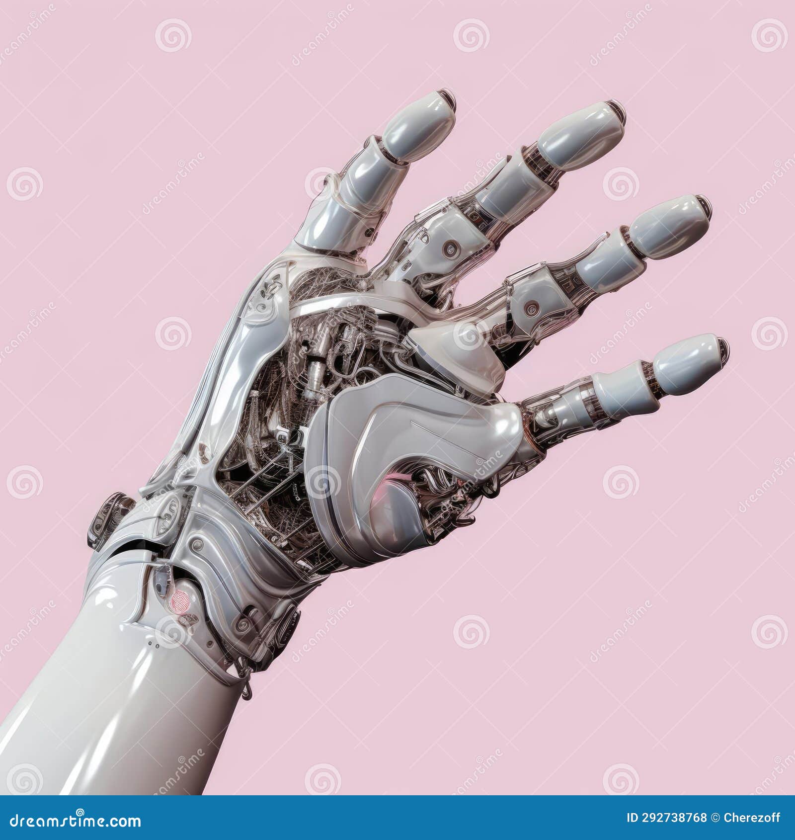 Robot Hand Showing Gestures Stock Photo - Image of futuristic, touch ...