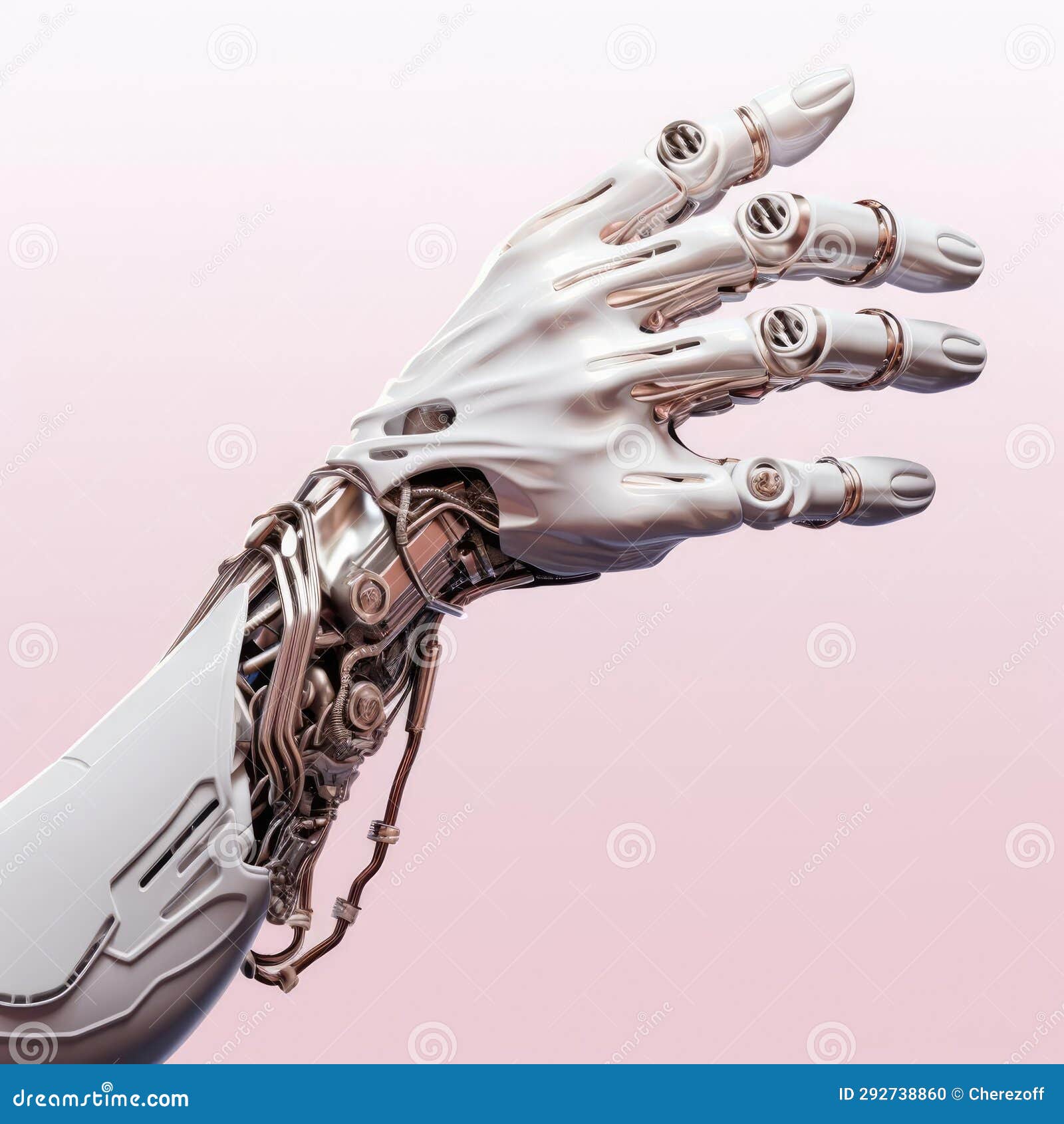 Robot Hand Showing Gestures Stock Photo - Image of working, design ...