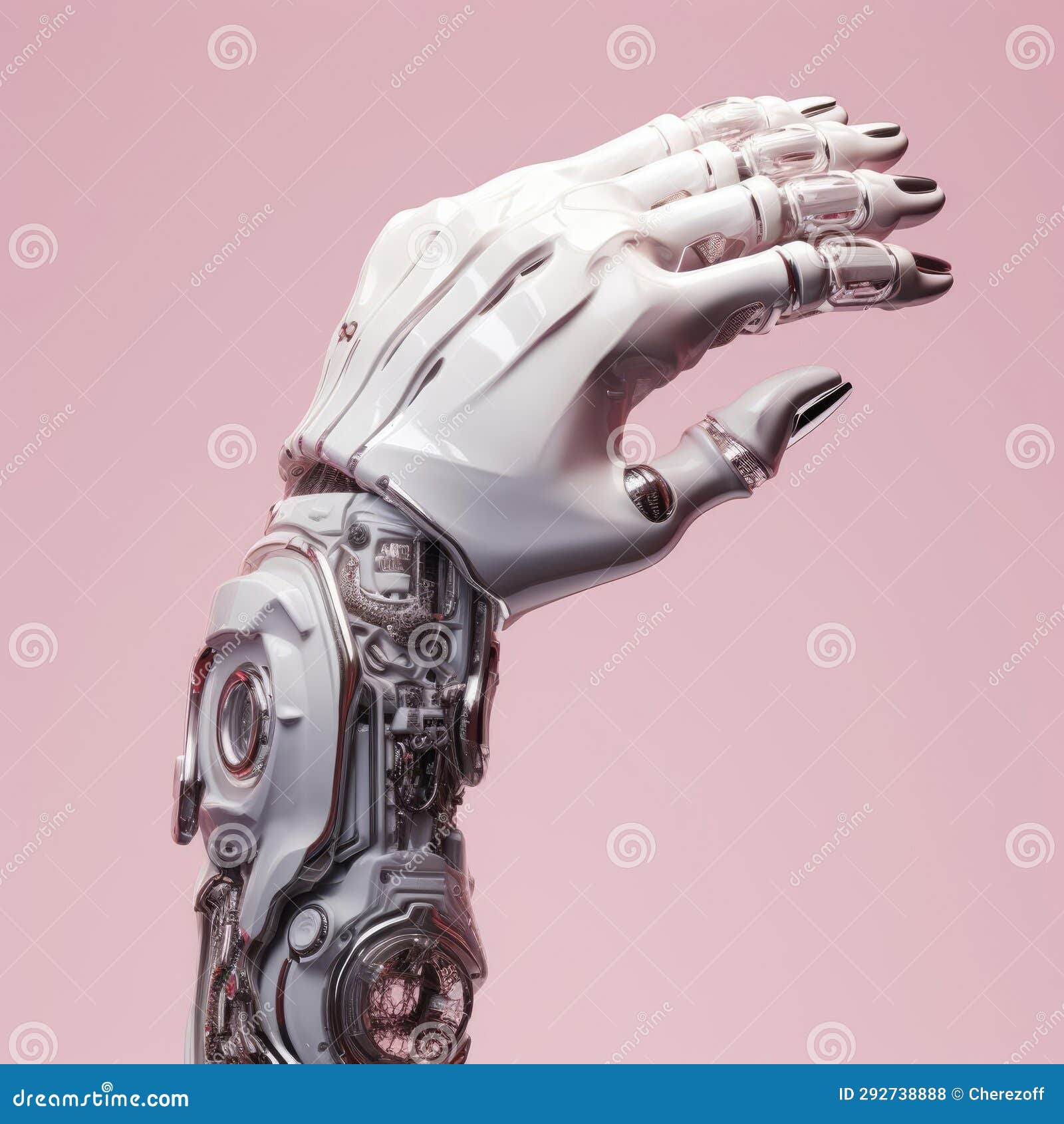 Robot Hand Showing Gestures Stock Photo - Image of blue, artificial ...