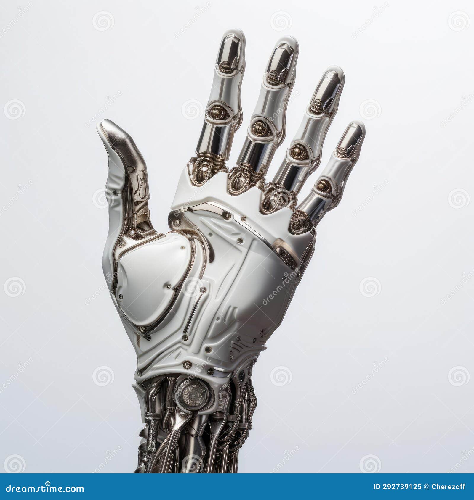 Robot Hand Showing Gestures Stock Image - Image of robot, futuristic ...