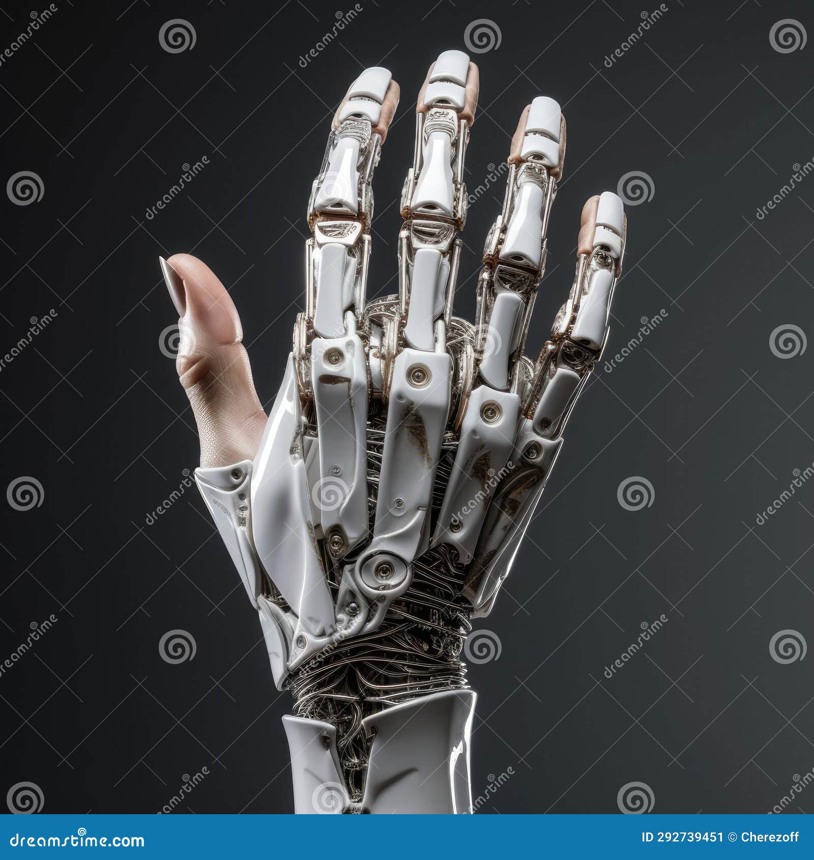 Robot Hand Showing Gestures Stock Image - Image of showing, technology ...