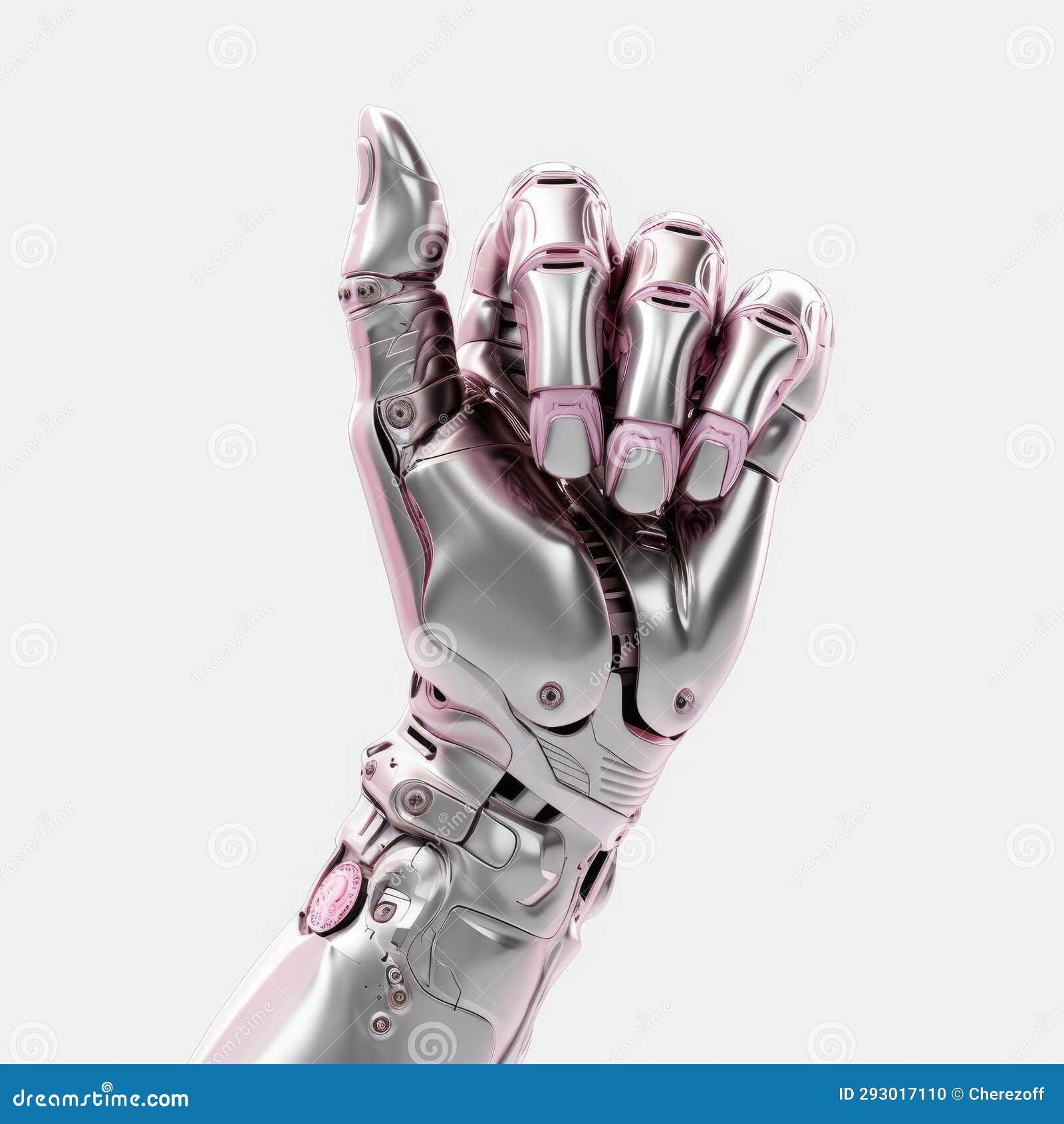 Robot Hand Showing Gestures Stock Photo - Image of gesture, tech: 293017110