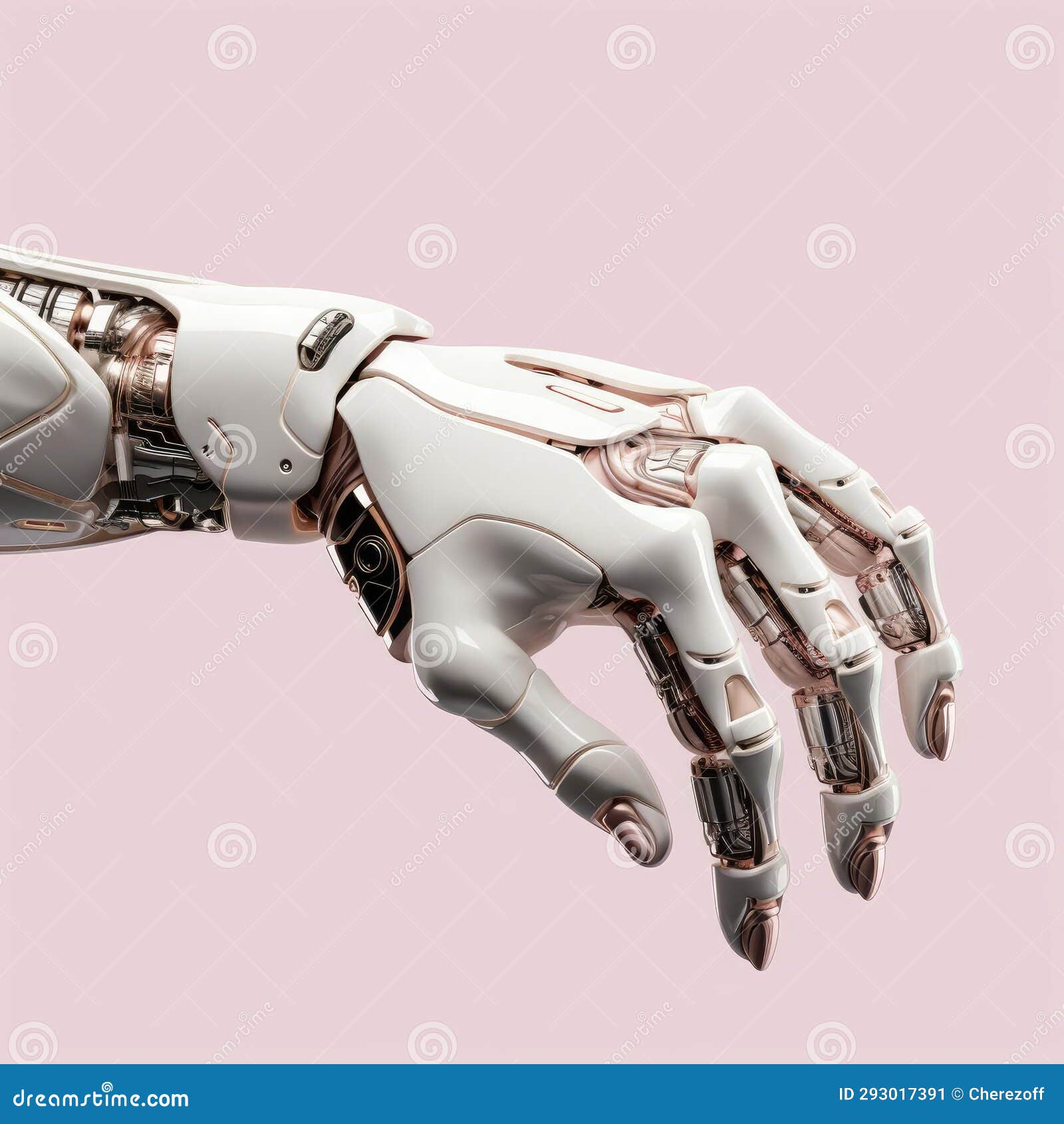 Robot Hand Showing Gestures Stock Image - Image of showing, robot ...