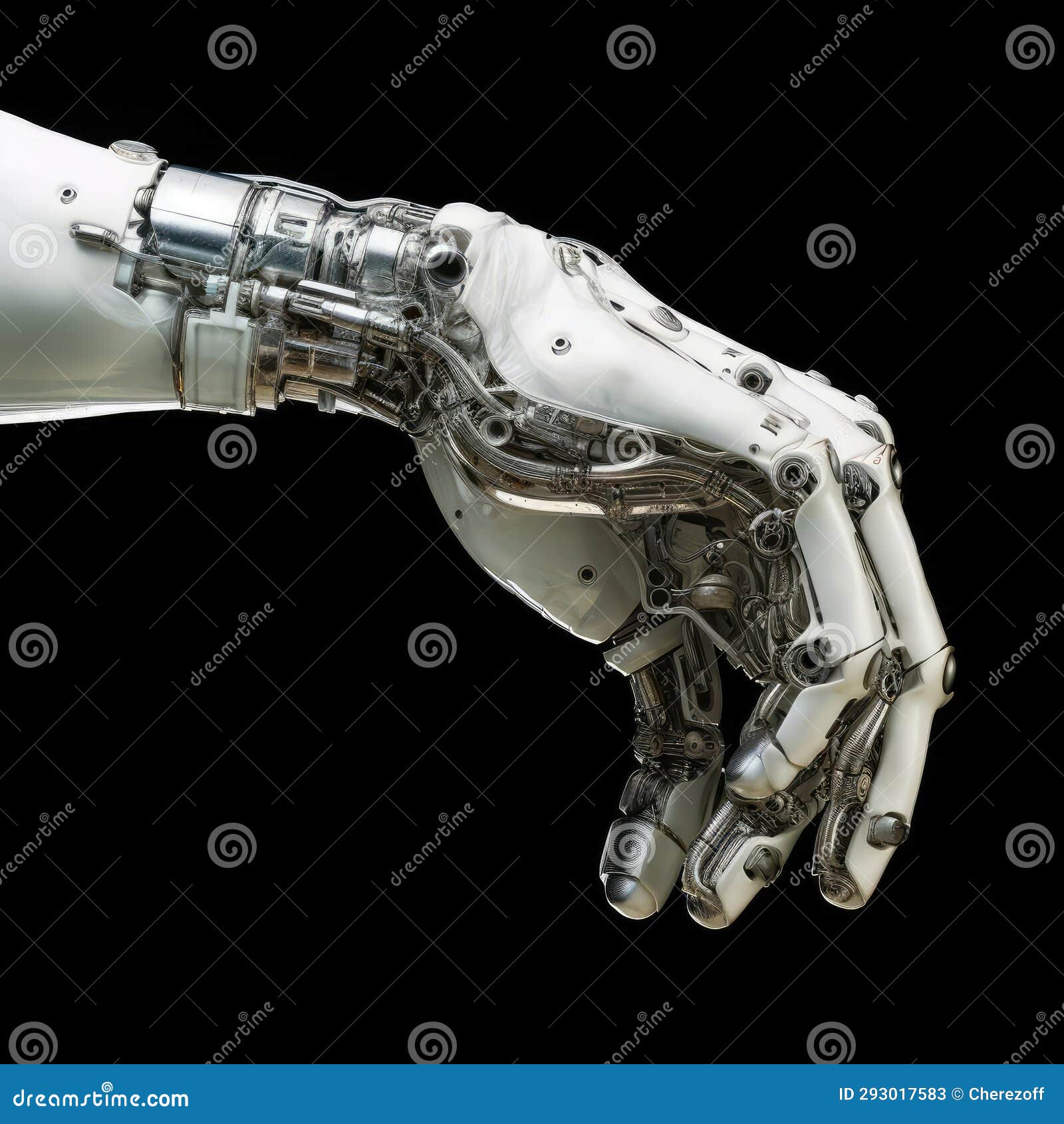 Robot Hand Showing Gestures Stock Image - Image of robotic, tech: 293017583