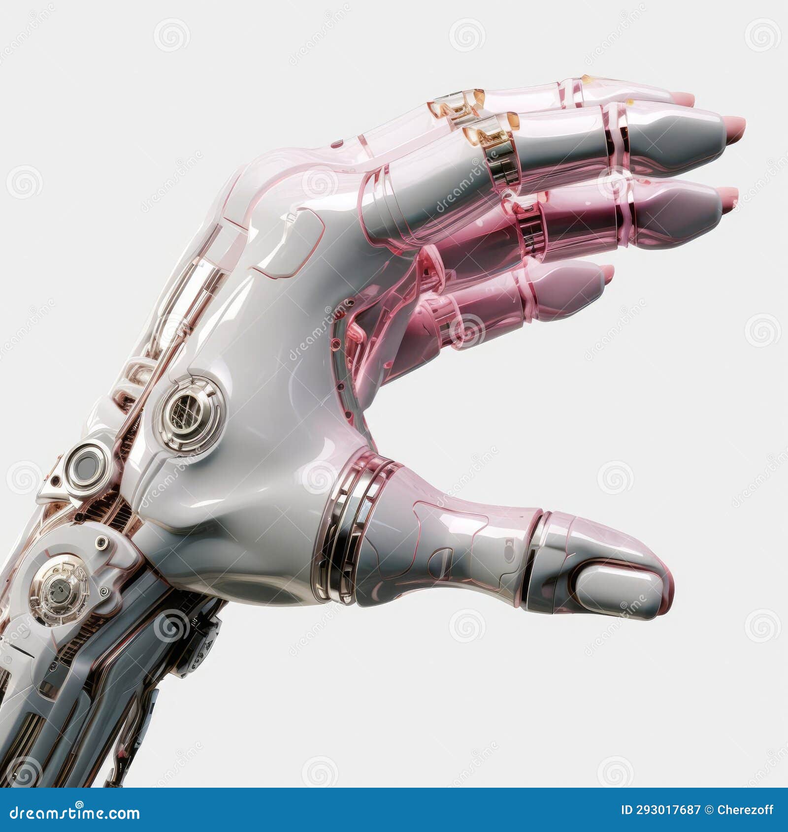 Robot Hand Showing Gestures Stock Image - Image of disruptive, science ...