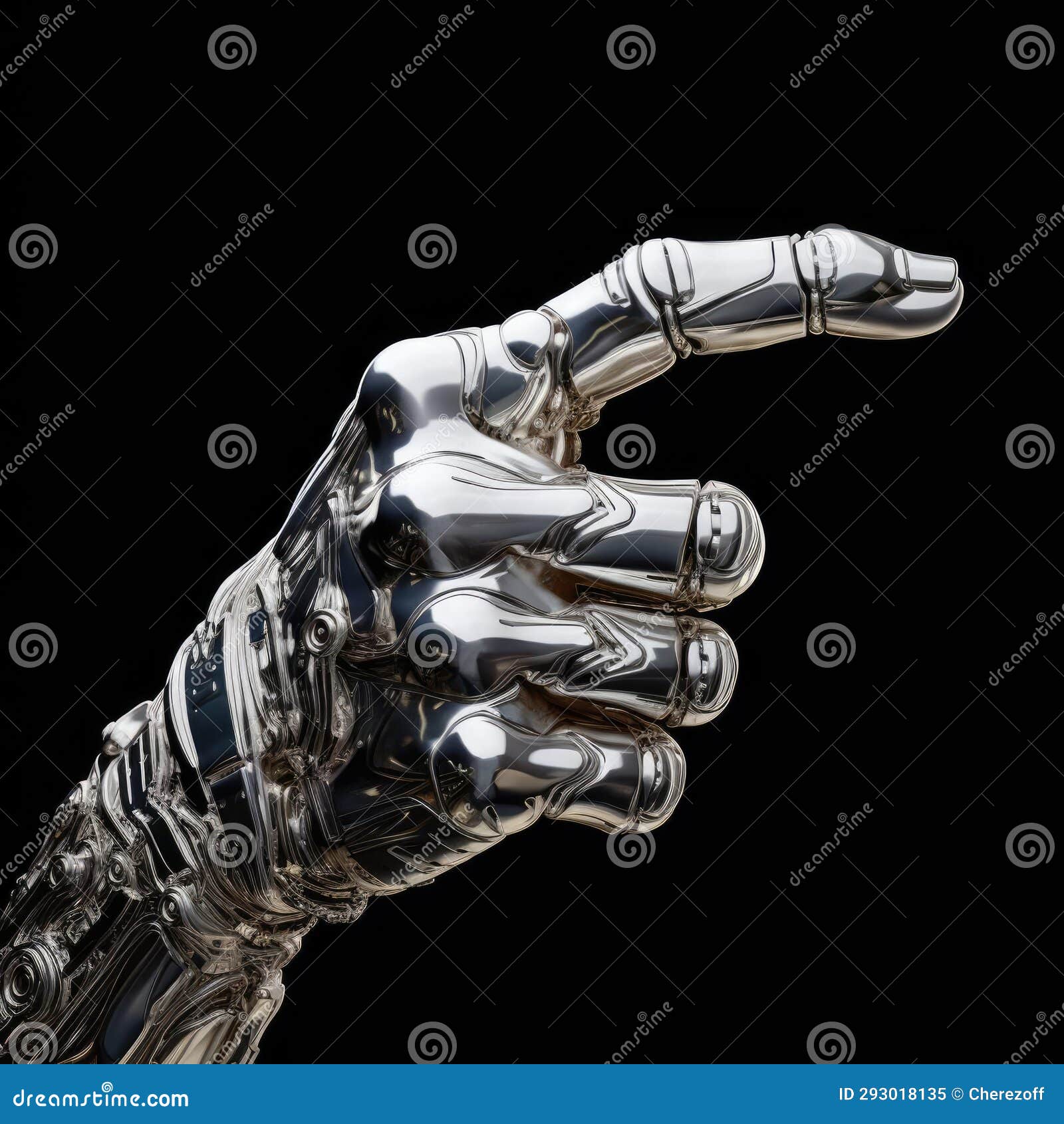 Robot Hand Showing Gestures Stock Image - Image of automation ...
