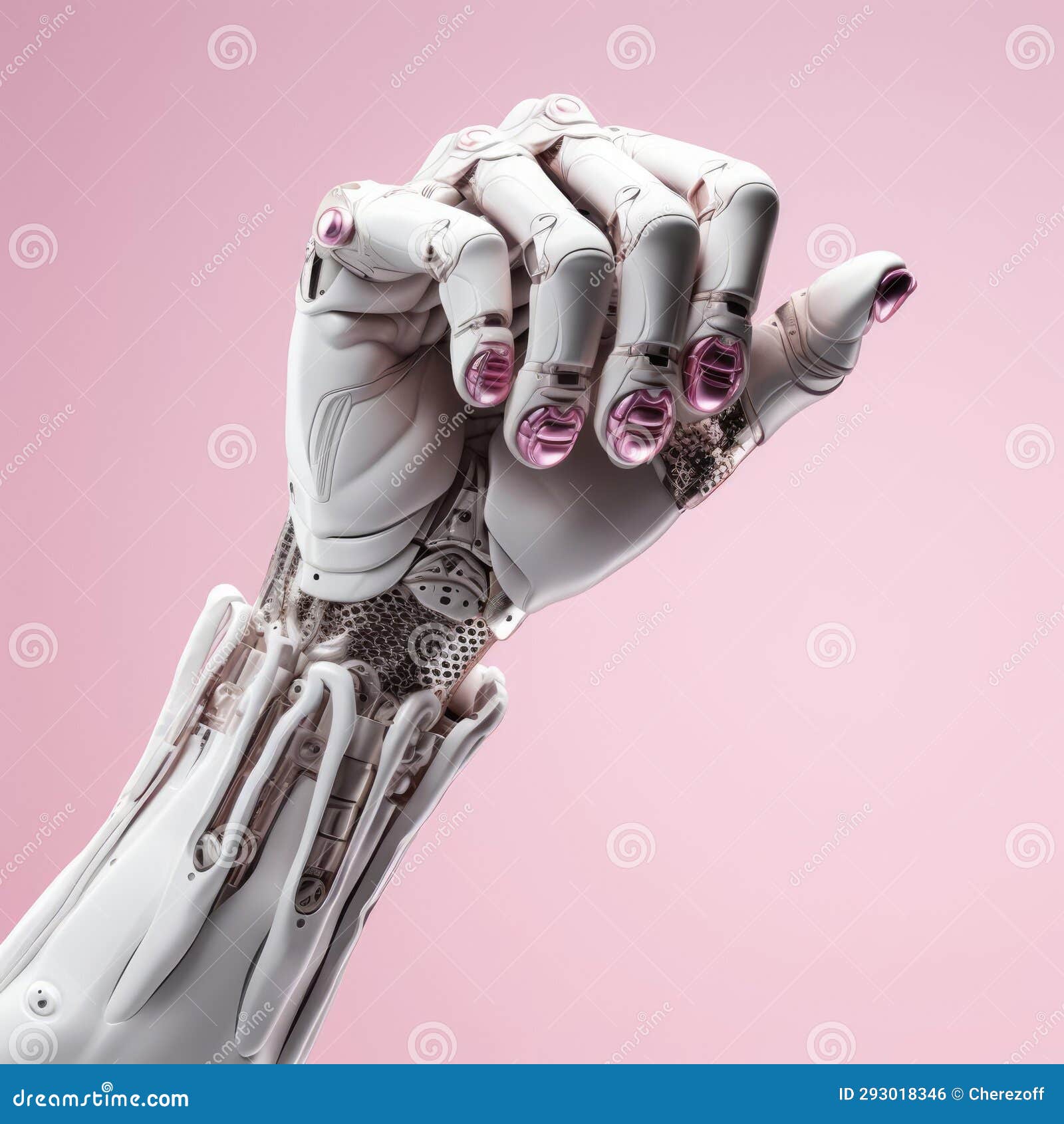 Robot Hand Showing Gestures Stock Photo - Image of palm, robot: 293018346