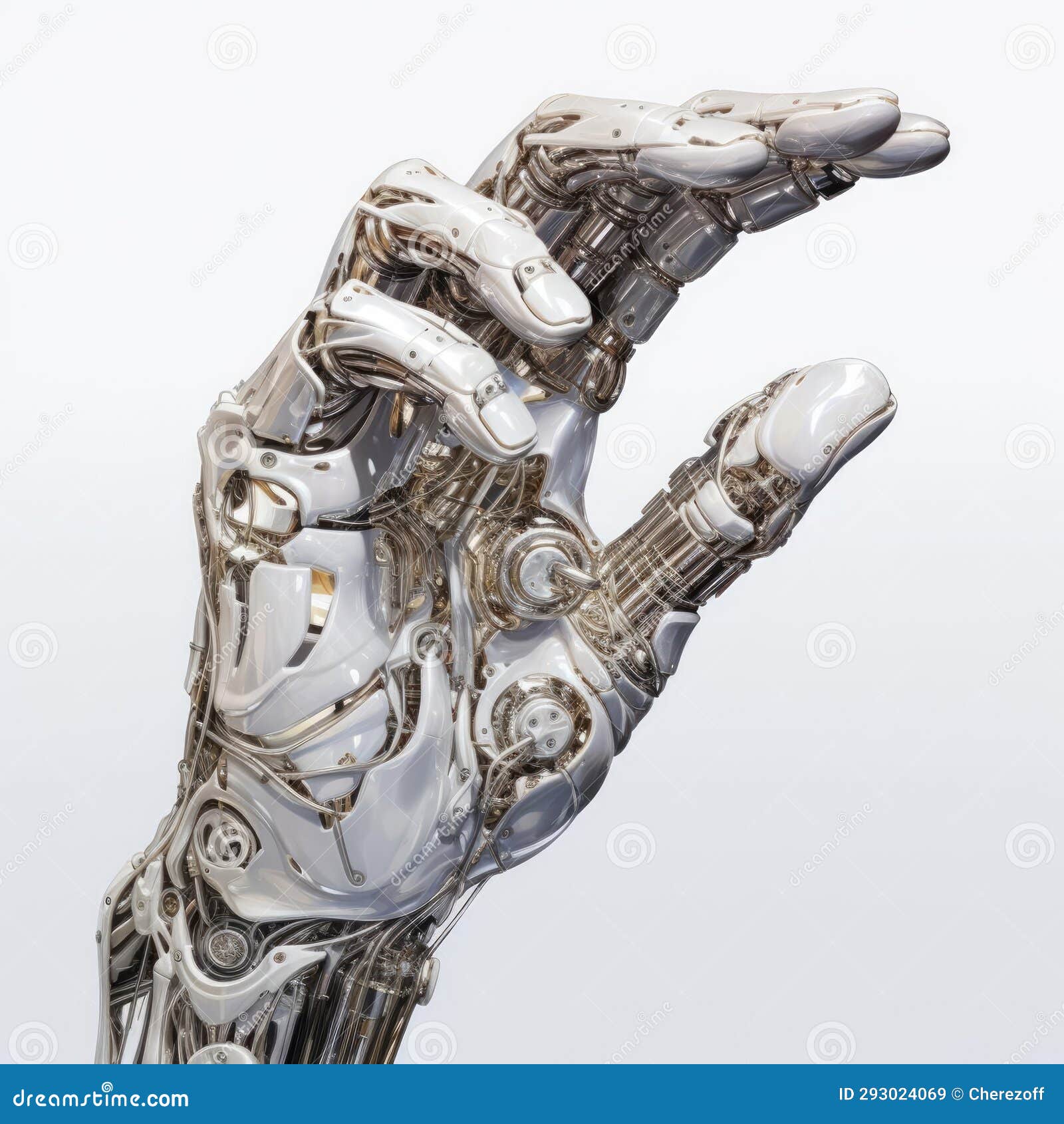 Robot Hand Showing Gestures Stock Image - Image of science, cyber ...