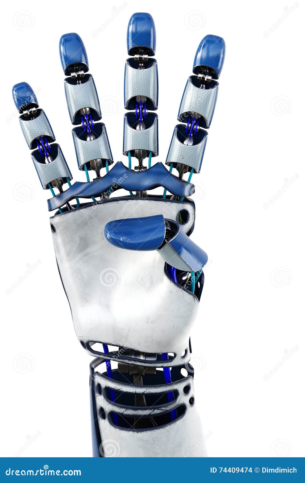 Robot stock illustration. Illustration of gesture, design - 74409474