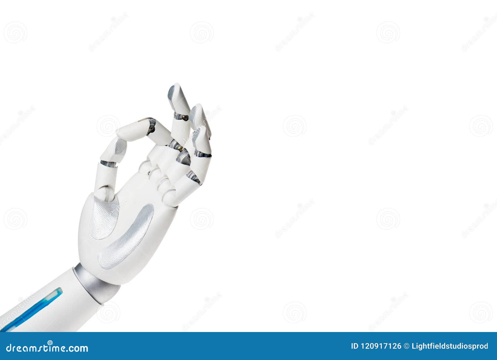 Robot Hand Showing Ok Gesture Stock Photo - Image of electronic ...