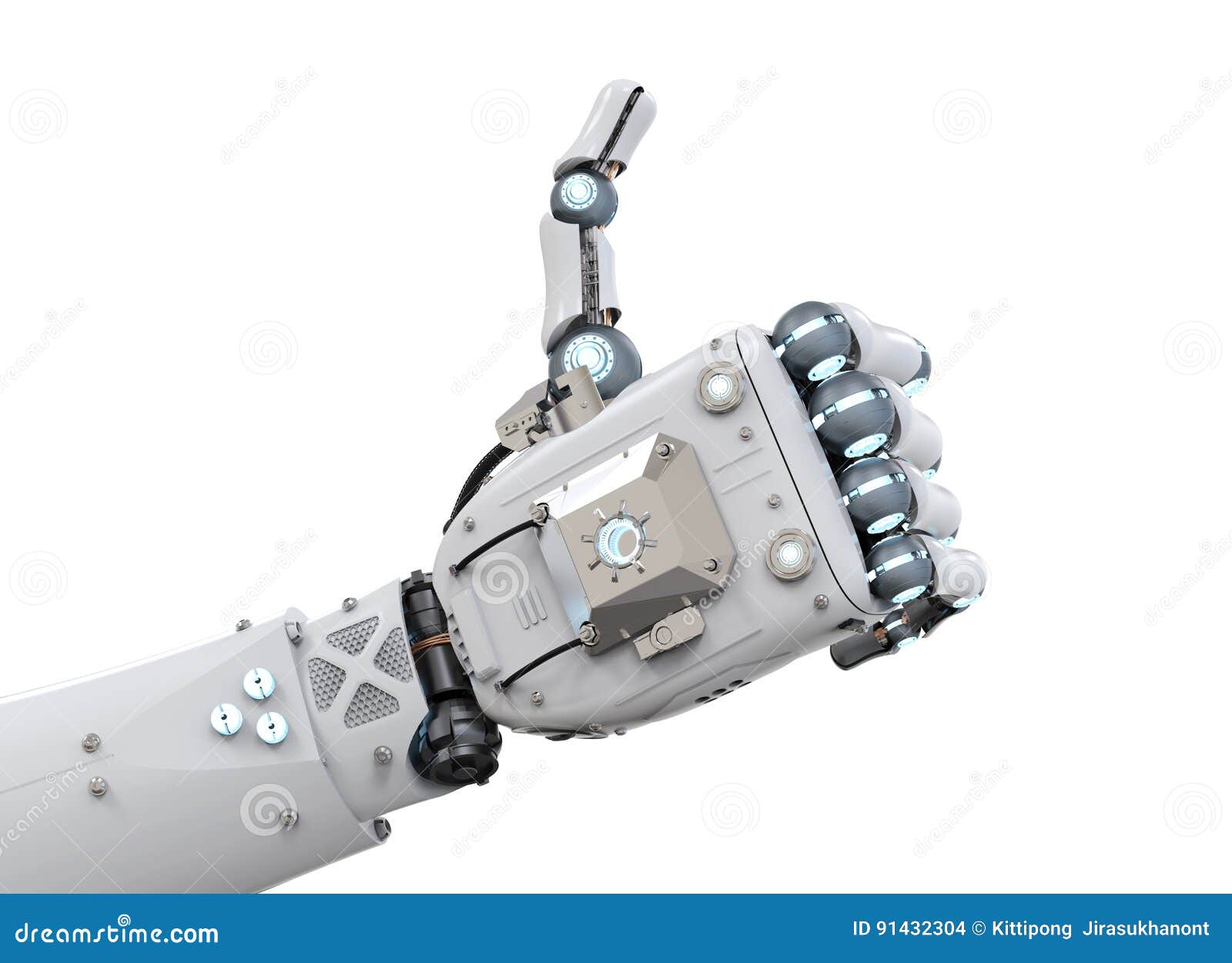 Robot Hand Thumb Up Stock Photography | CartoonDealer.com #91432304