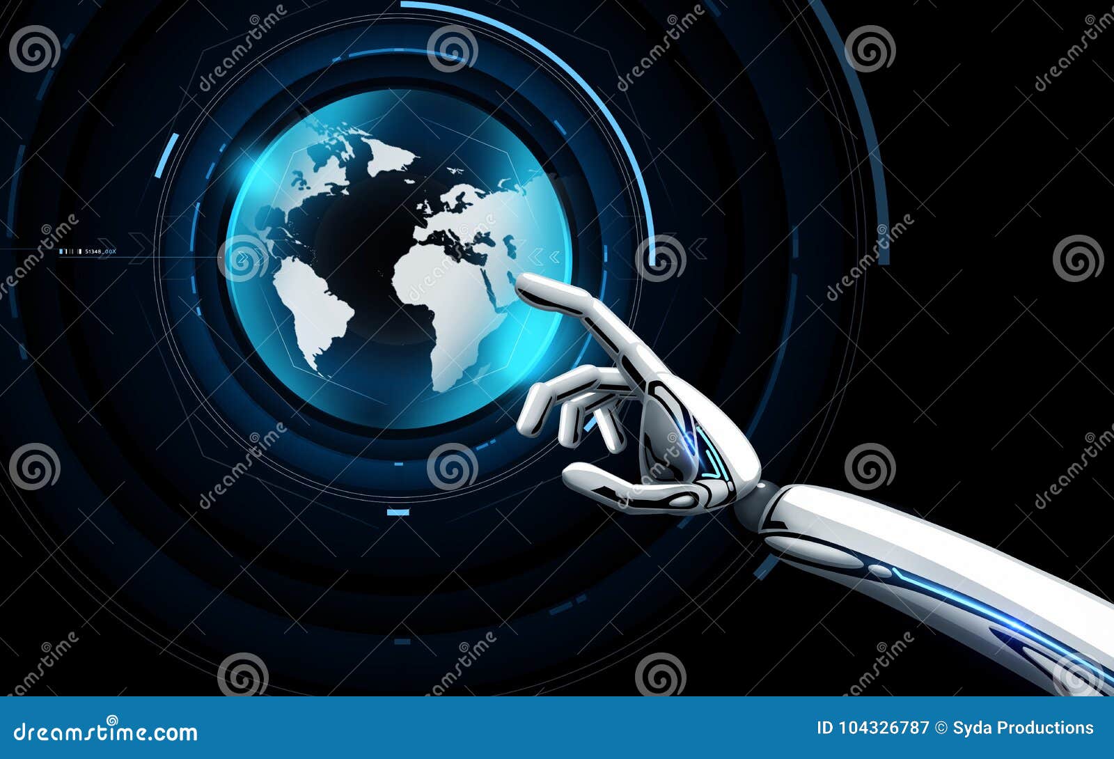 Virtual Earth Globe Sculpture Stock Photography | CartoonDealer.com ...