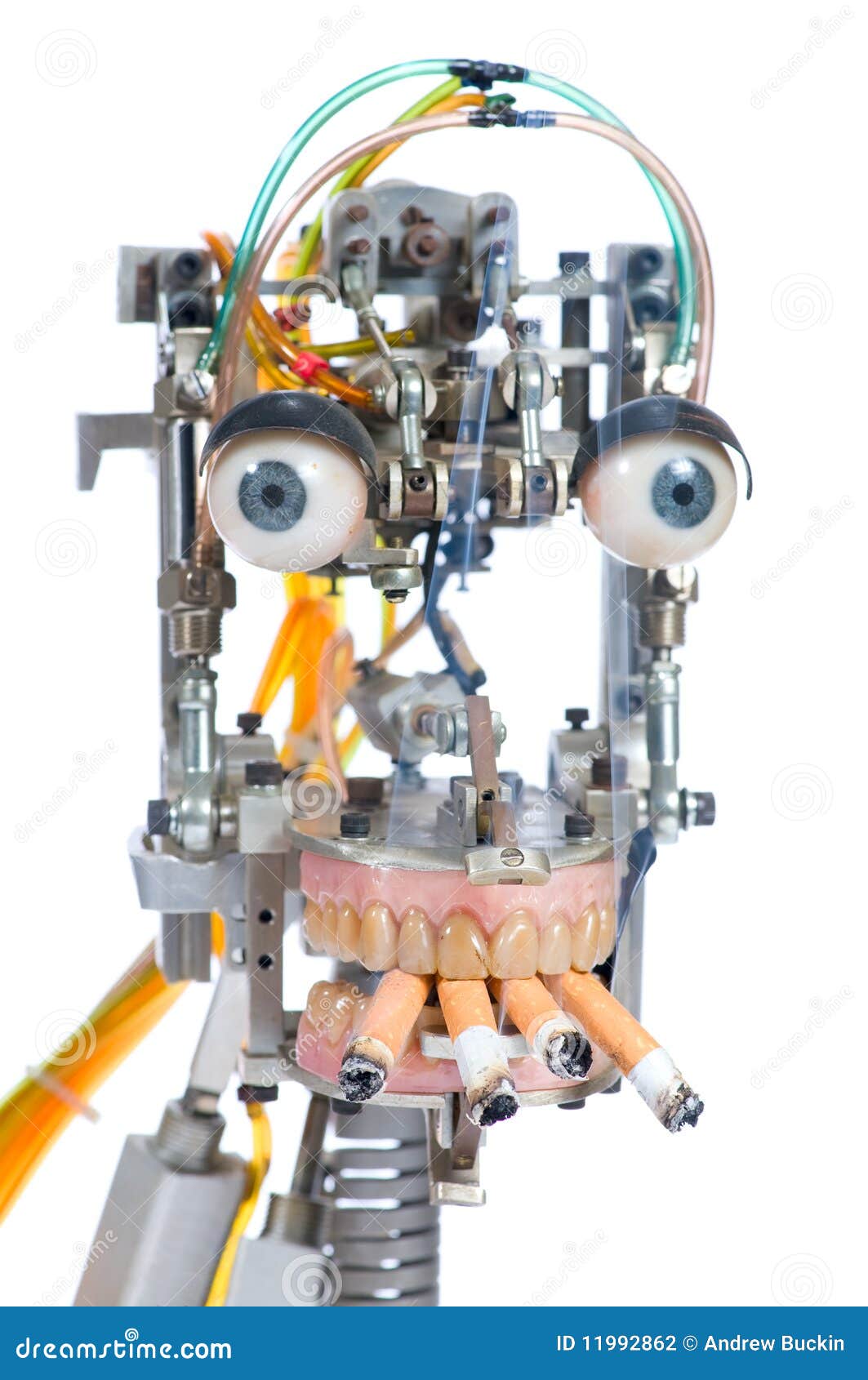 Robot head stock photo. Image of humanoid, tech, robotic - 11992862
