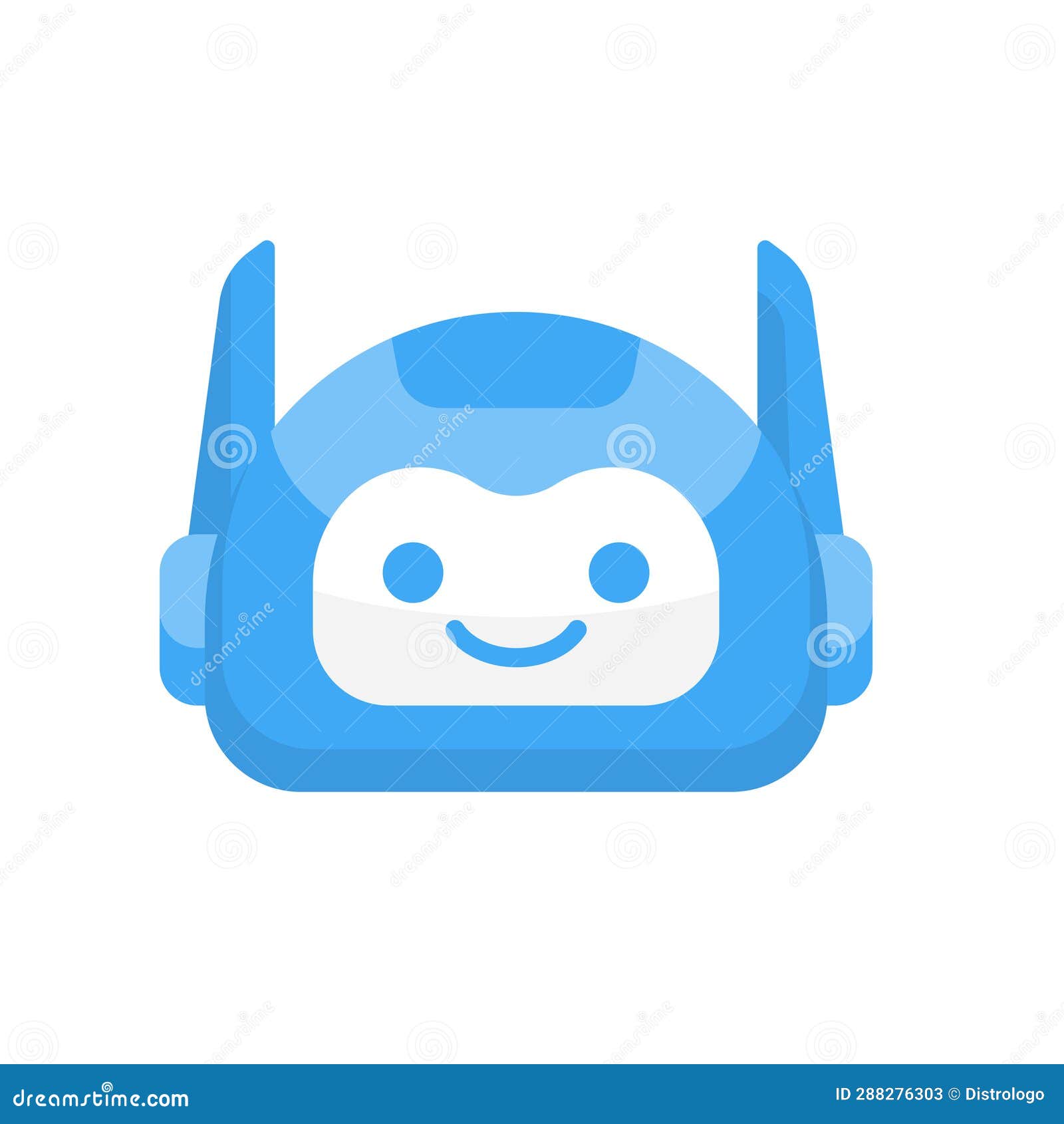 Robot Head Avatar Vector Design. Cartoon Robot Head Icon Stock Vector ...