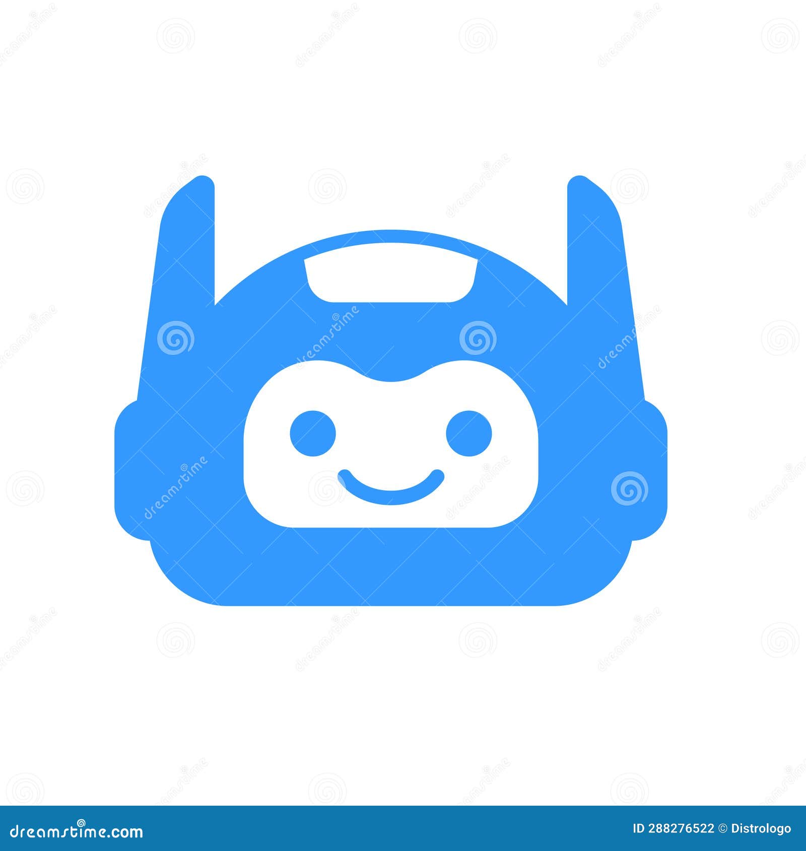 Robot Head Avatar Vector Design. Cartoon Robot Head Icon Stock Vector ...