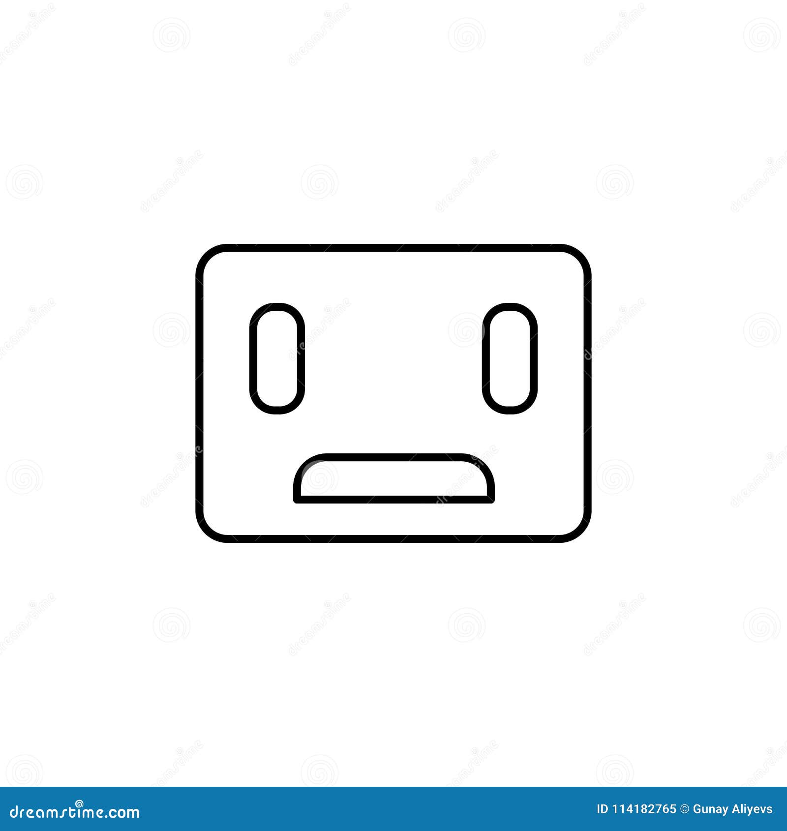 Robot Head Icon. Element of Simple Icon for Websites, Web Design ...