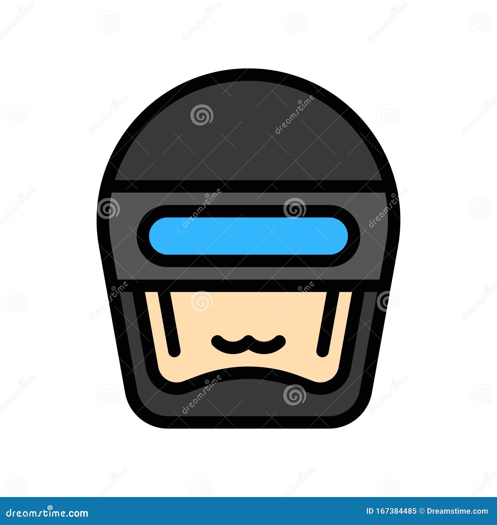 Robot Head Vector, Robotics Related Filled Design Icon Stock ...