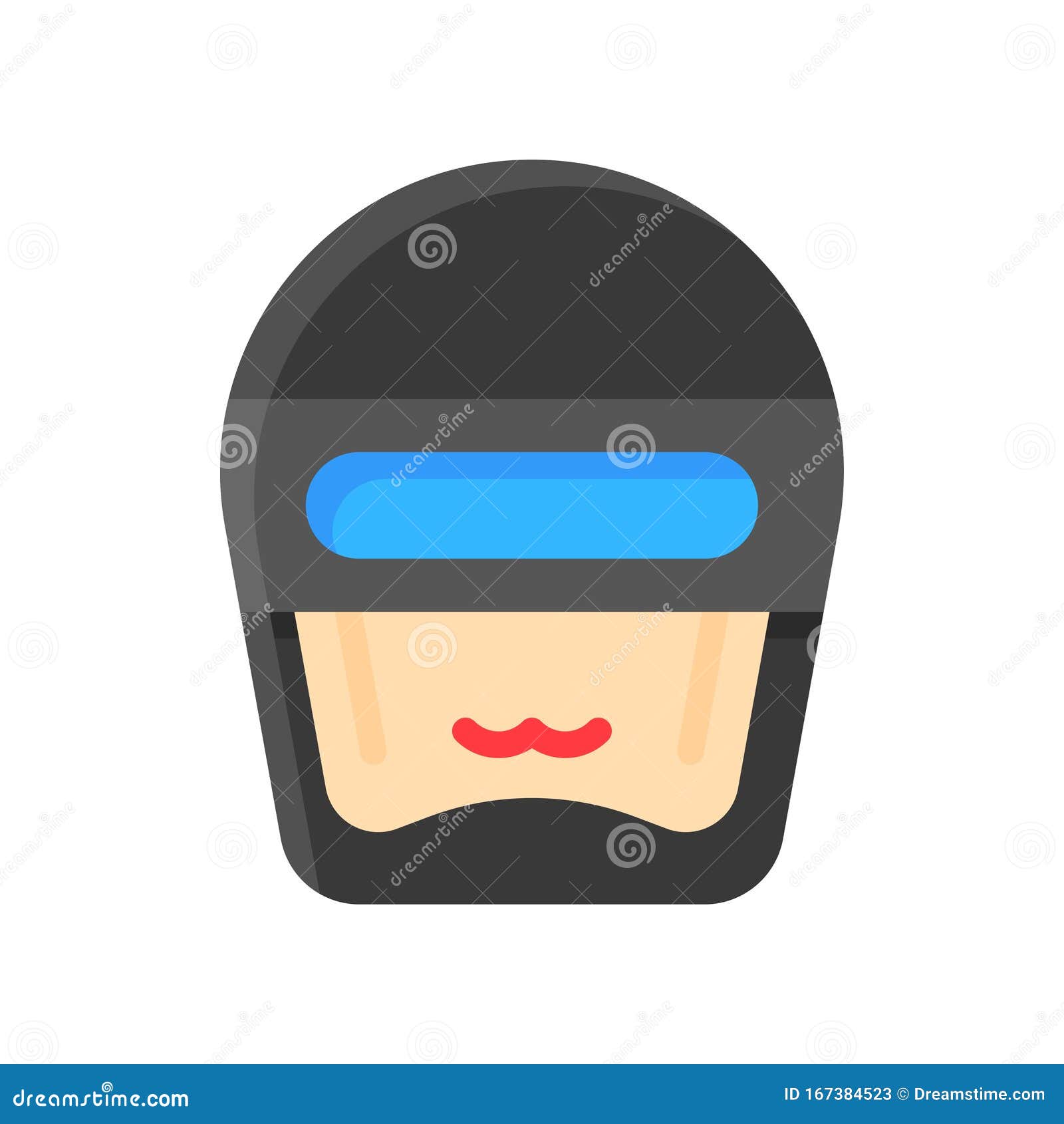 Robot Head Vector, Robotics Related Flat Design Icon Stock Illustration ...