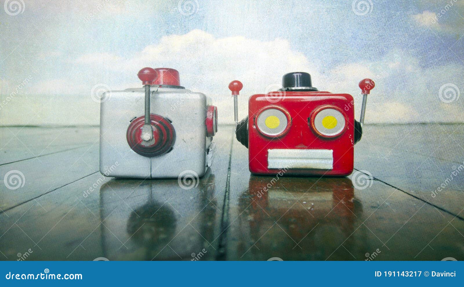 Robot heads talking stock image. Image of learning, chat - 191143217